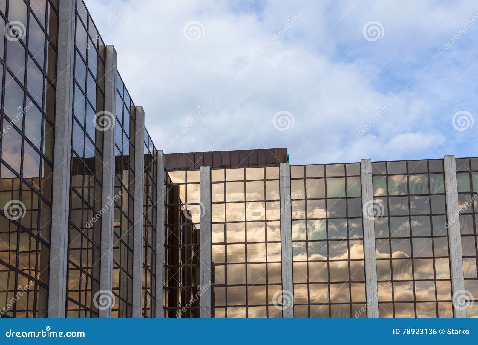 The Front Side of the Building Stock Photo - Image of grass ...