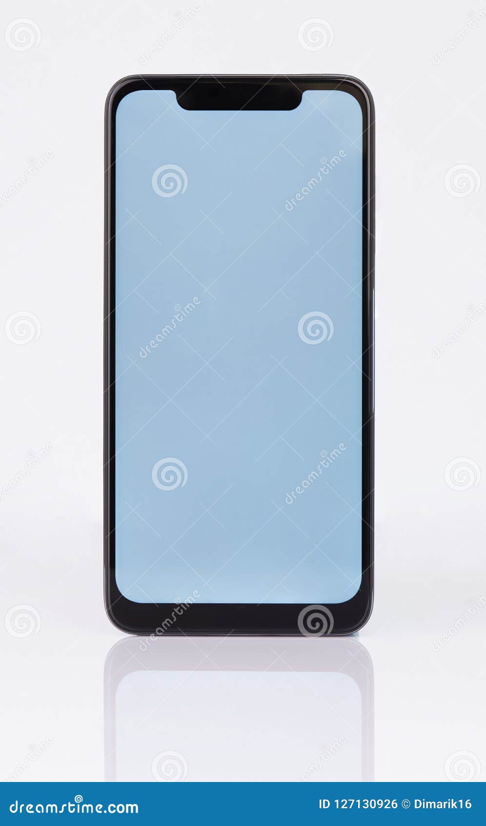 Front Side of Modern Smartphone Stock Photo - Image of electronics ...