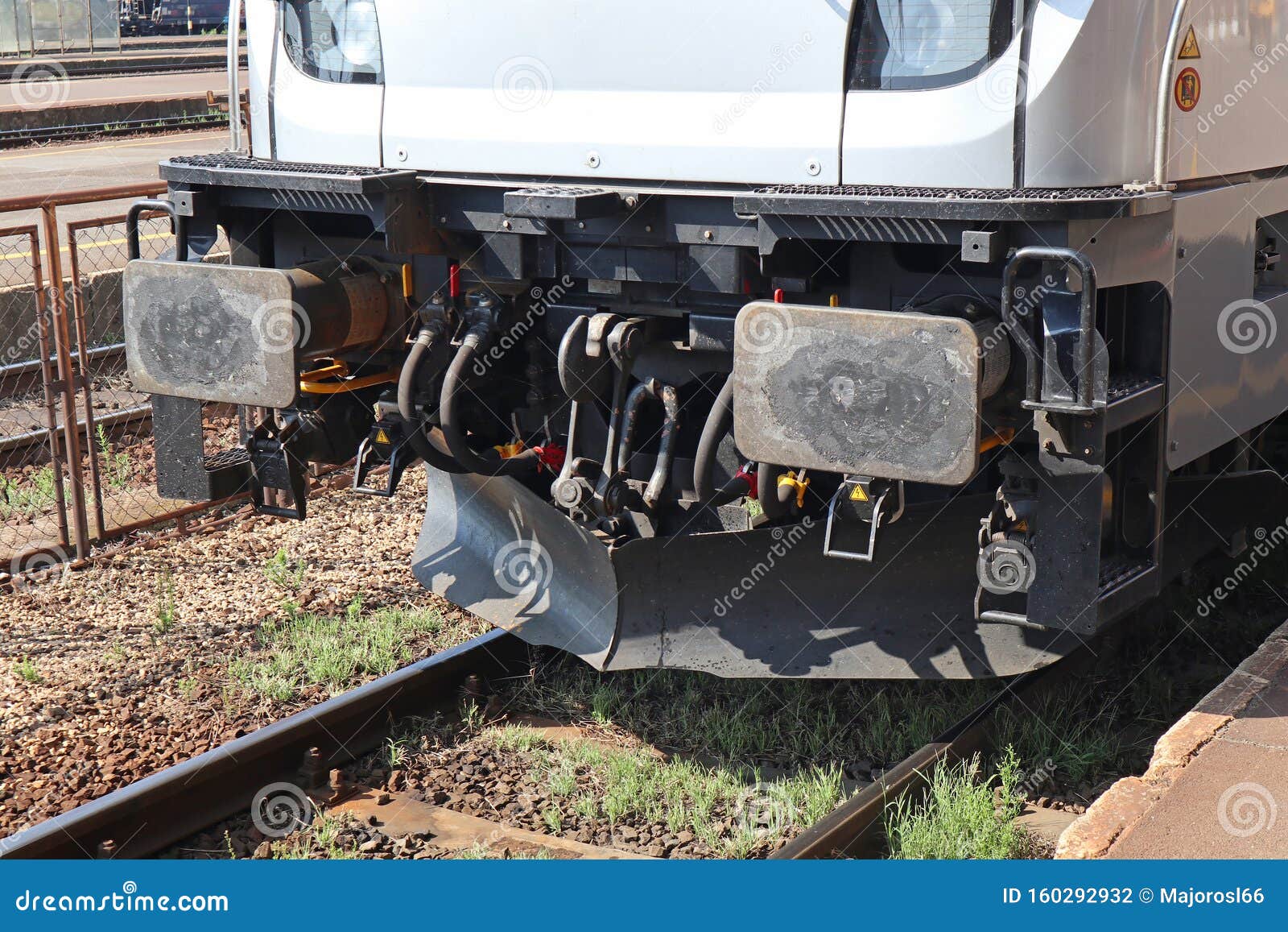 Front Side of the Train Engine Stock Photo - Image of railroad, head ...