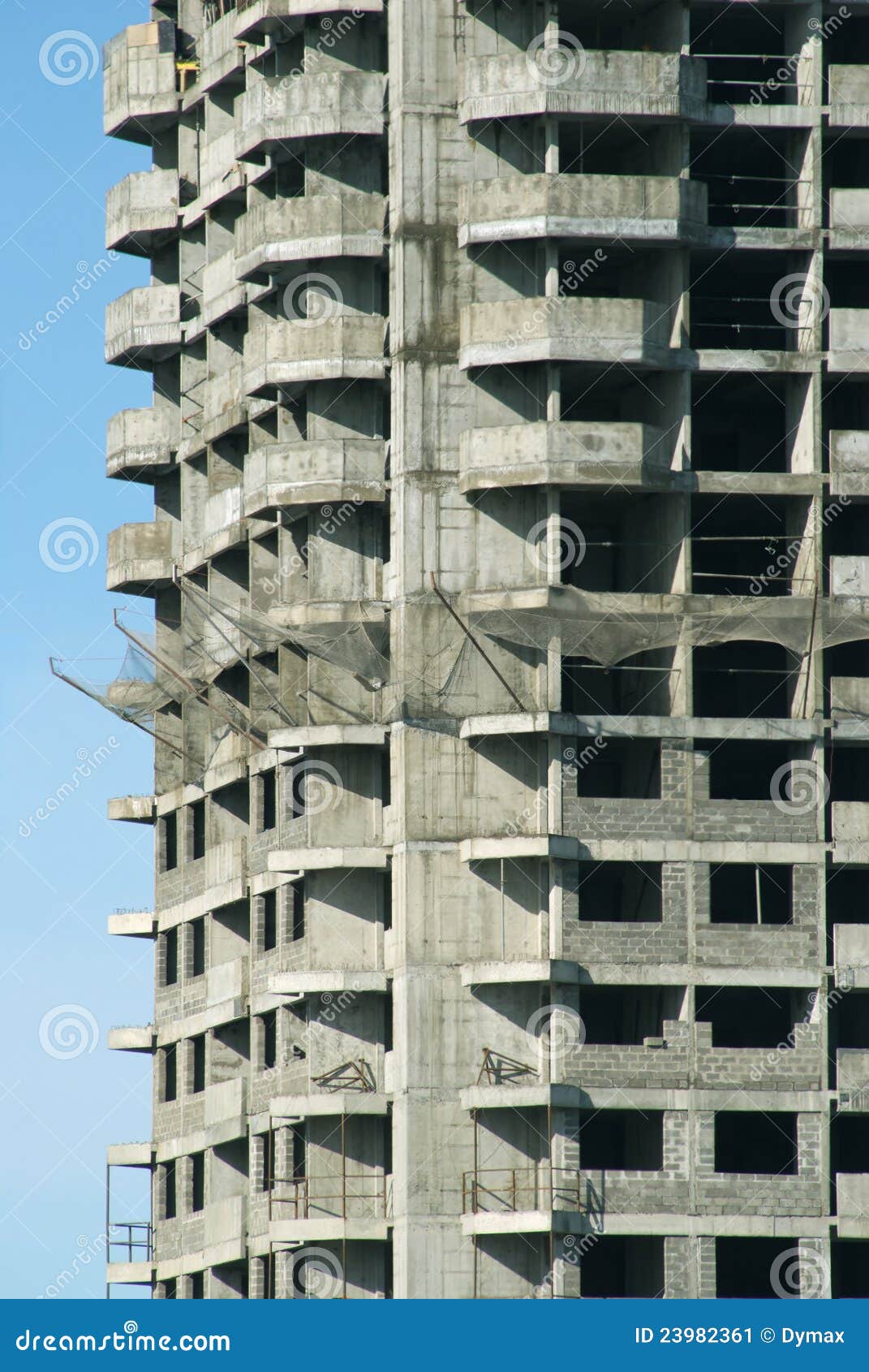 Front and Side View of Construction Building Part Stock Image - Image ...