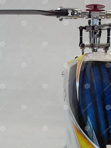Front-side View of a Helicopter RC. Remote Controlled Helicopter Stock ...
