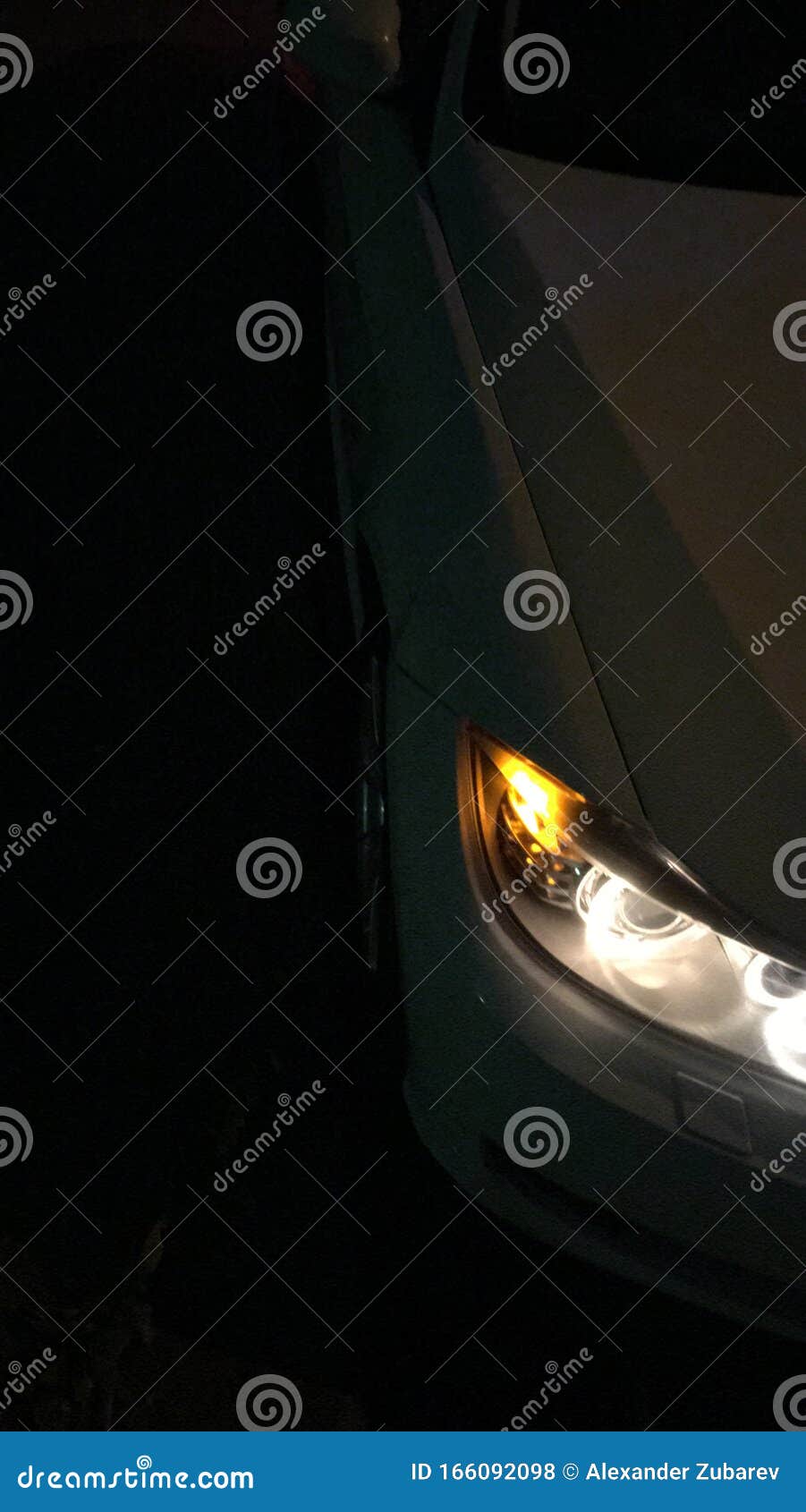 White Beamer stock photo. Image of light, white, side - 166092098