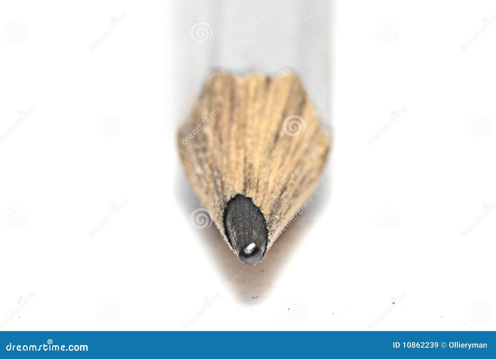 Front of Silver Pencil stock image. Image of silver, pencil - 10862239