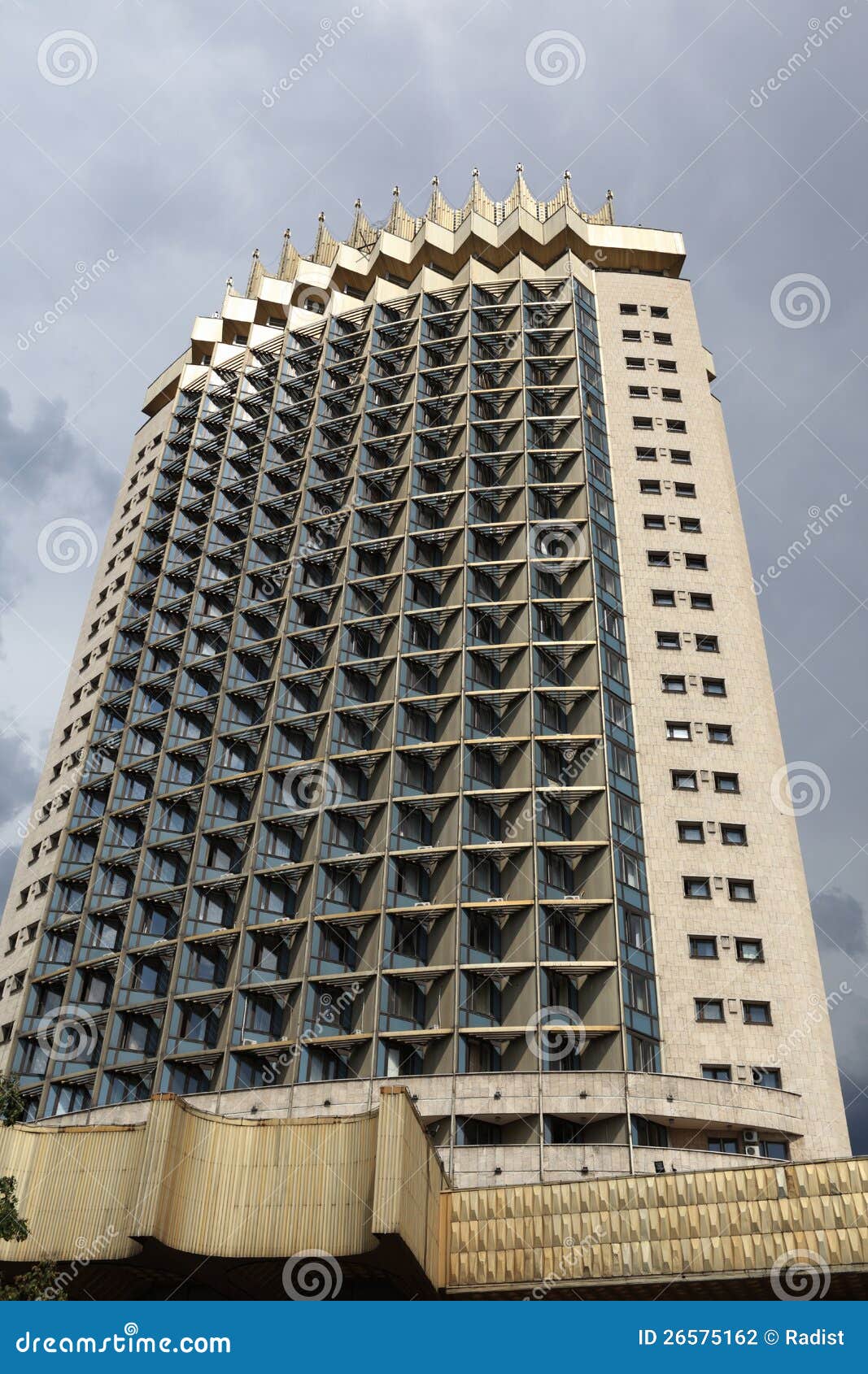 Front of skyscraper stock photo. Image of kazakhstan - 26575162