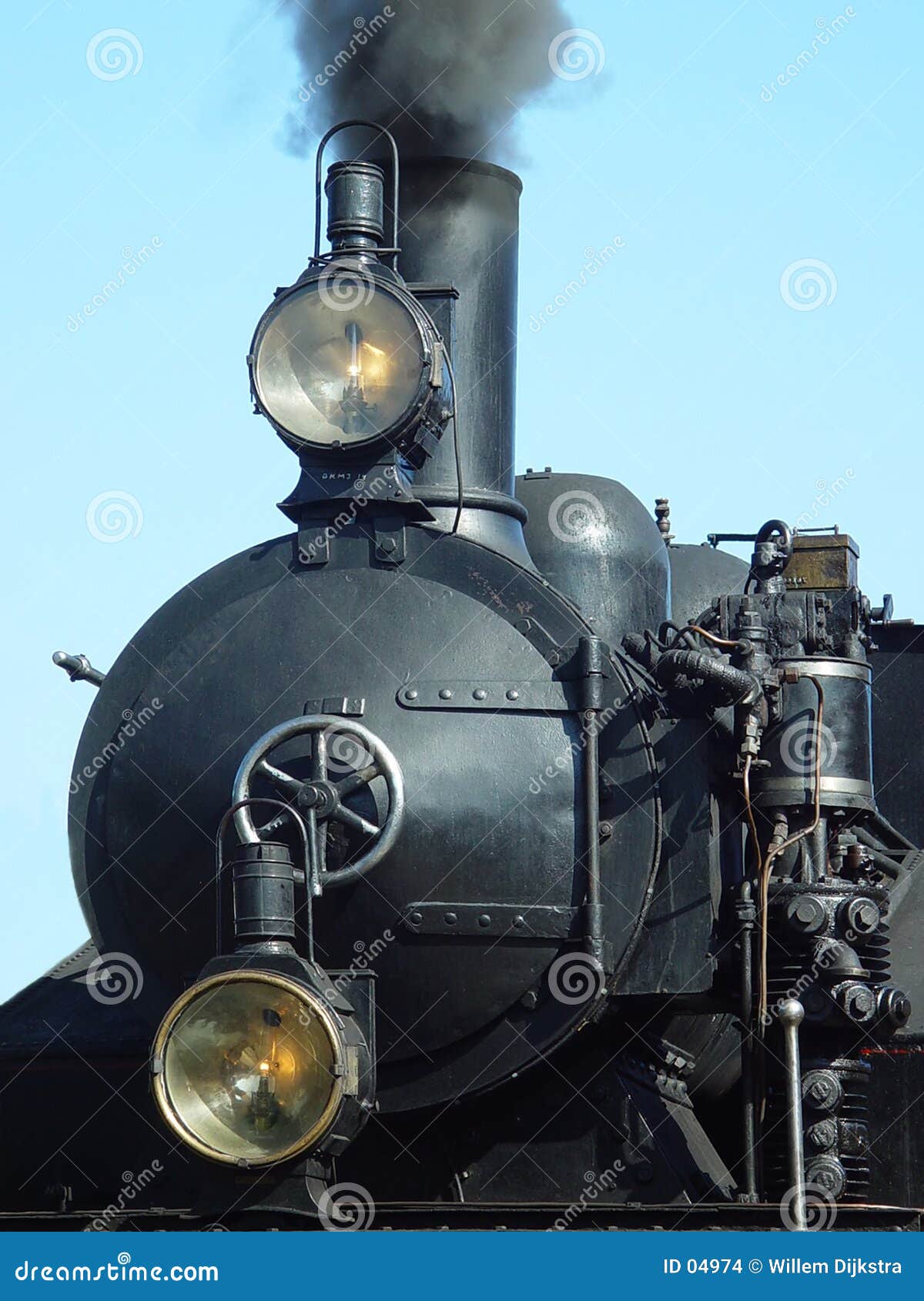 Front of a steam engine stock photo. Image of black, locomotive - 4974