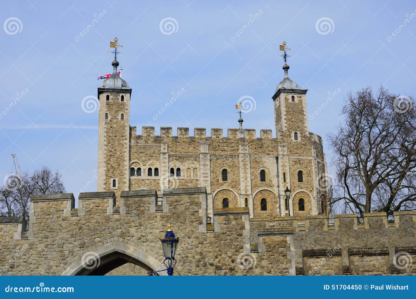 Front of Tower Bridge from South Stock Photo - Image of great, famous ...
