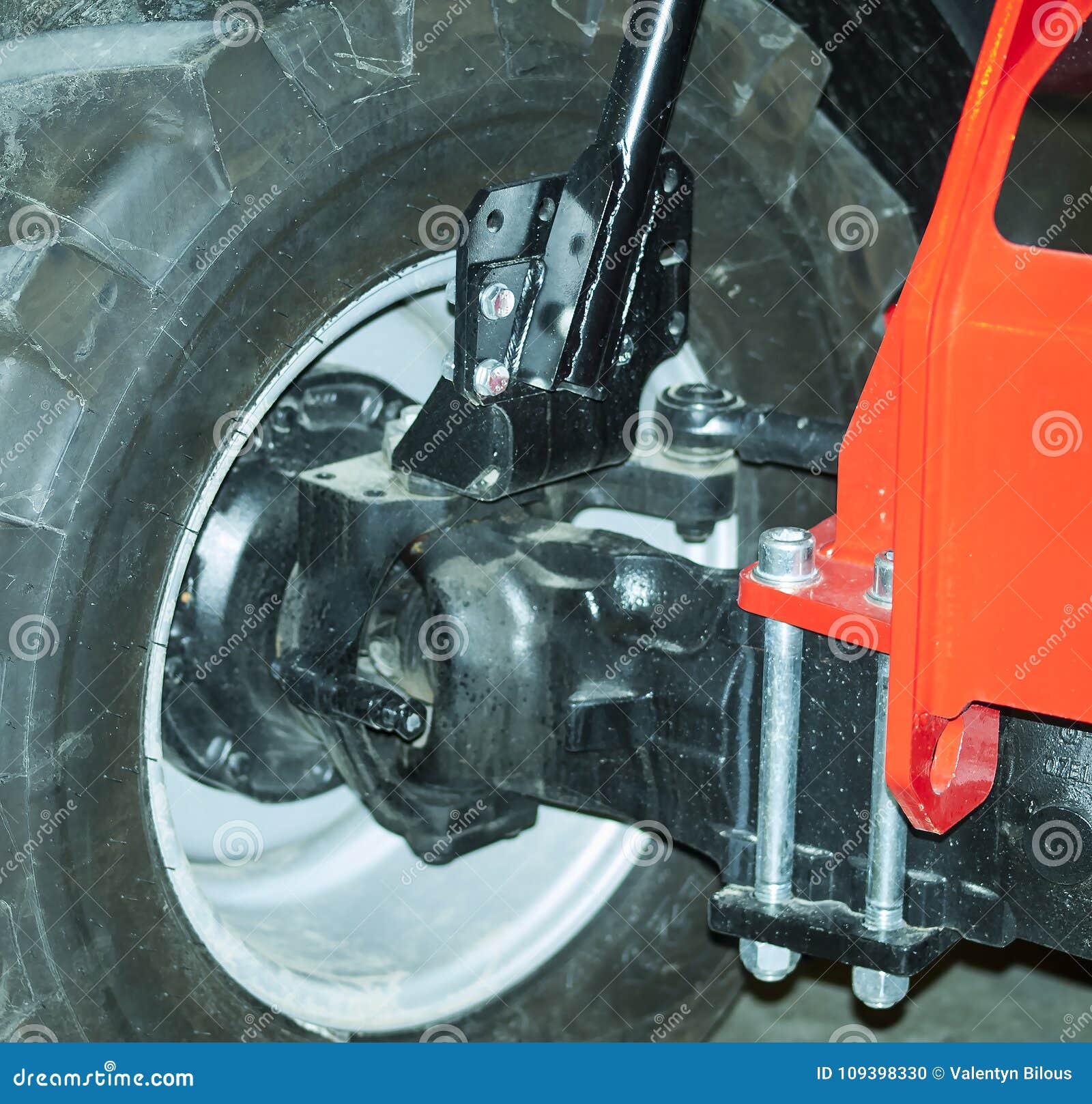 Front Tractor Suspension stock photo. Image of drive - 109398330