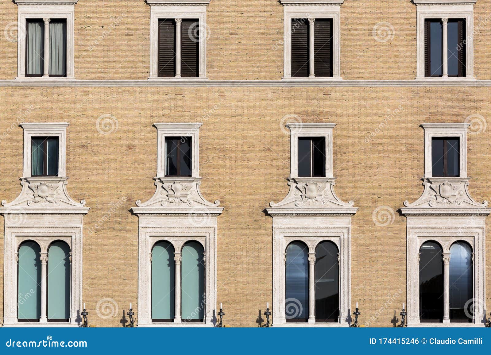 Building with Arched Windows Stock Photo - Image of arch, historic ...