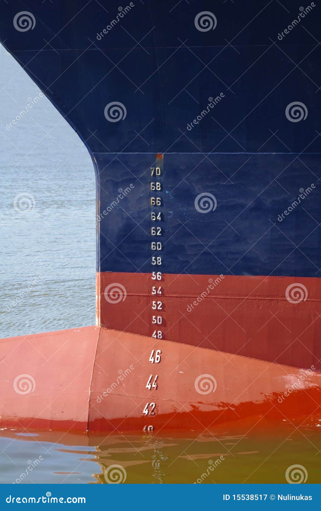 Front View of a Big Ship in a Port Stock Image - Image of vessel ...