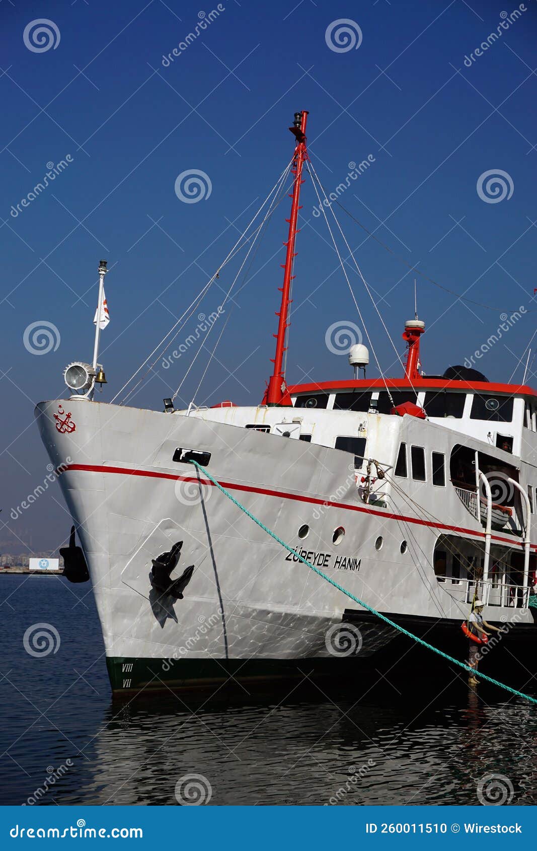 Front View of a Big Ship in Port in Izmir, Turkey Editorial Image ...