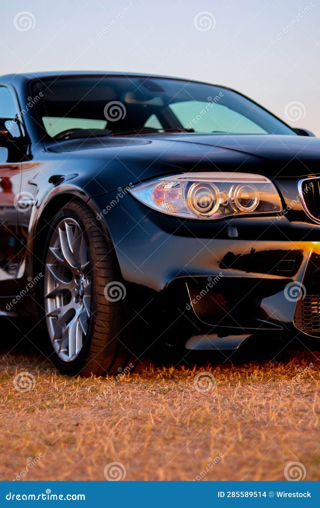 The Front View of a Bmw Car Parked in the Desert Editorial Stock Image ...