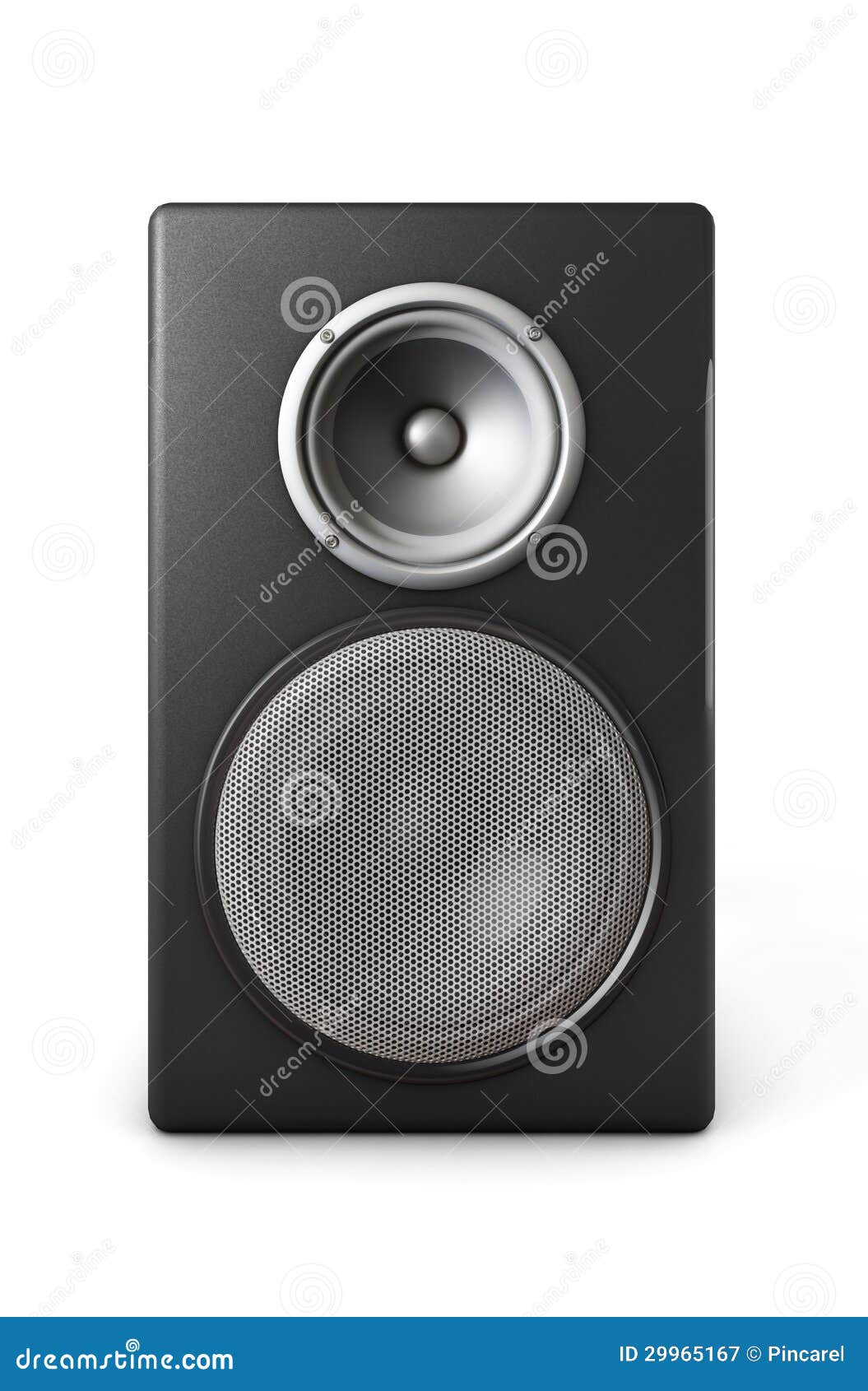 Black speaker box stock image. Image of speakers, acoustic - 29965167
