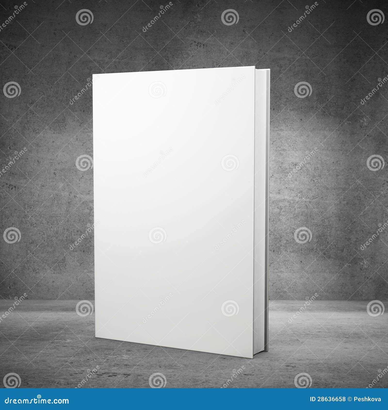 Front view of blank book stock photo. Image of education - 28636658