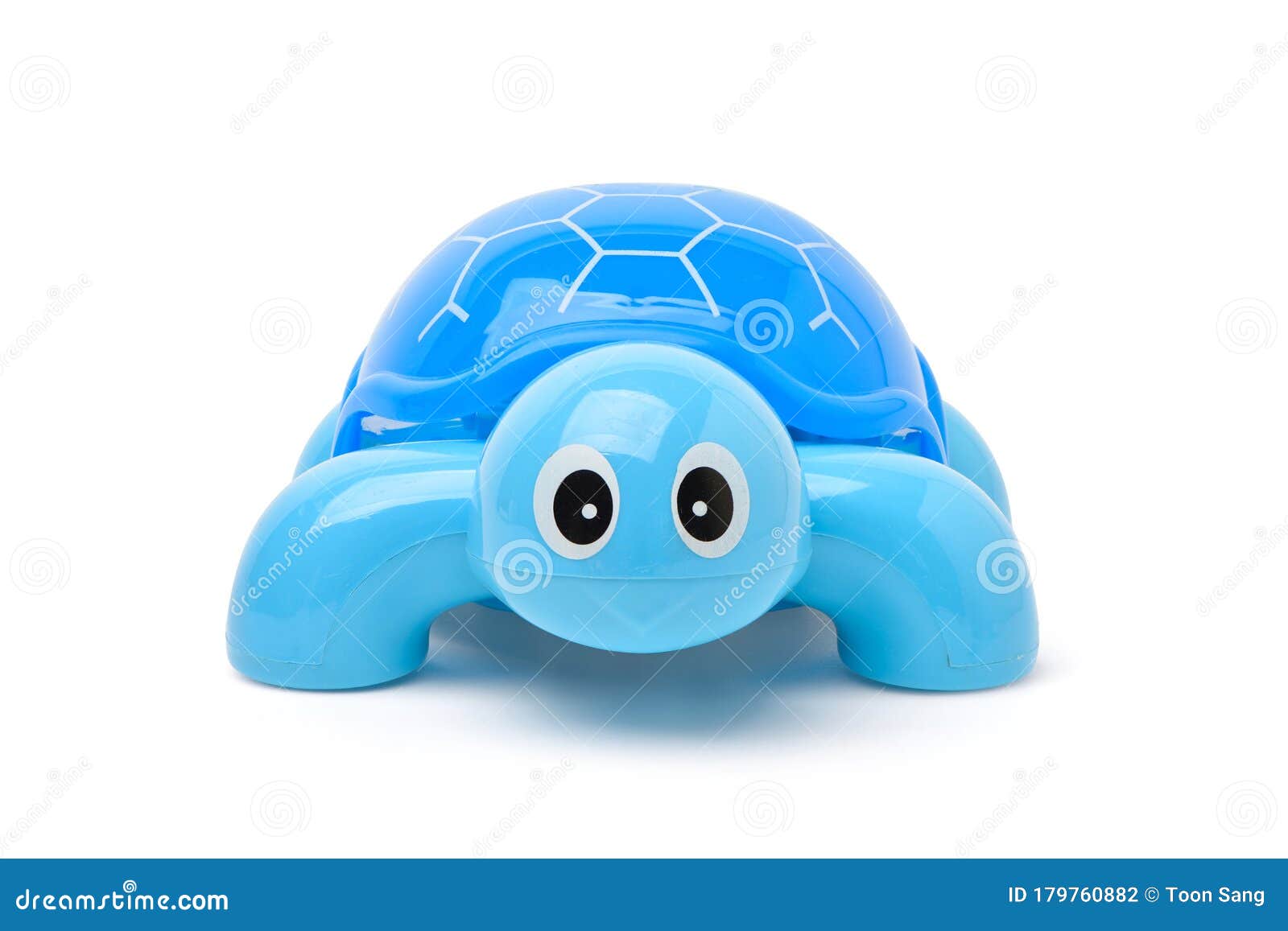 Plastic Turtle. With White Background. Childhood Toy. Stock Photo ...