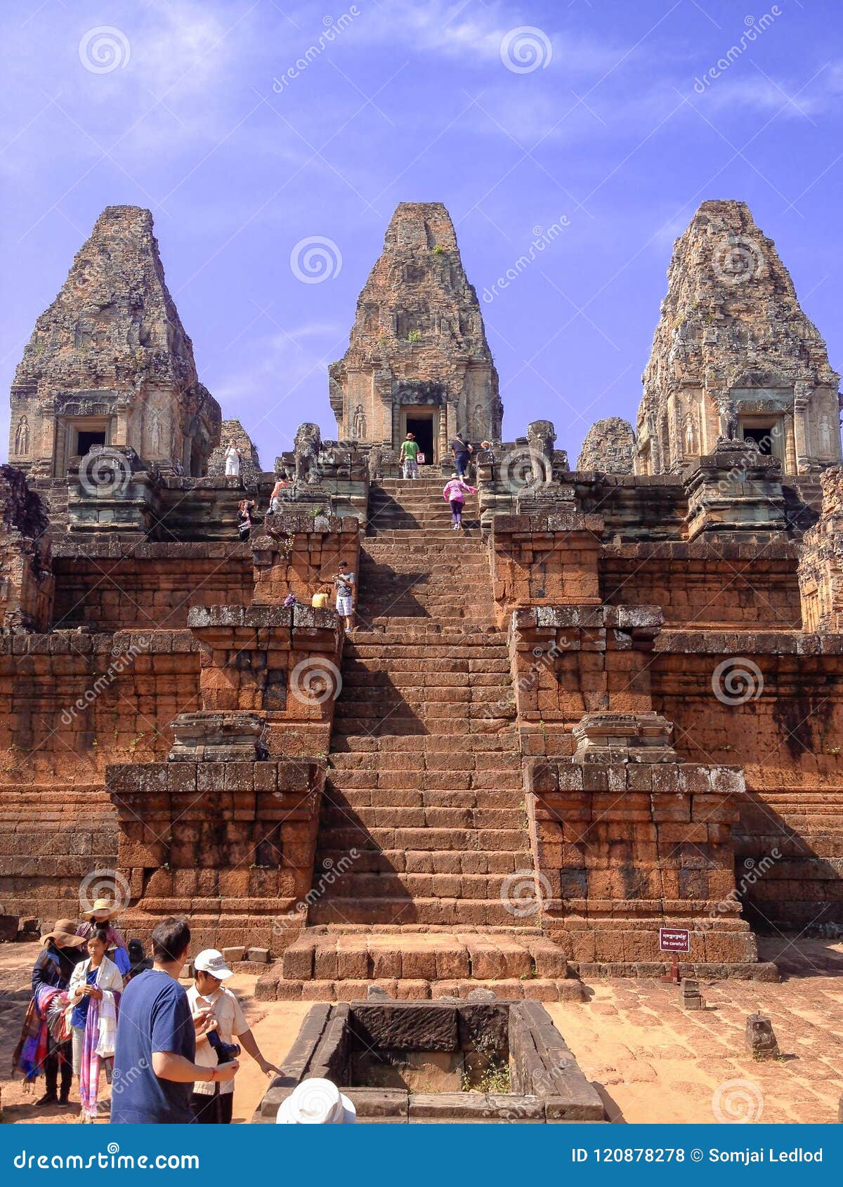 Front View from the Bottom of the Final Squared Pyramid Which Rises in ...