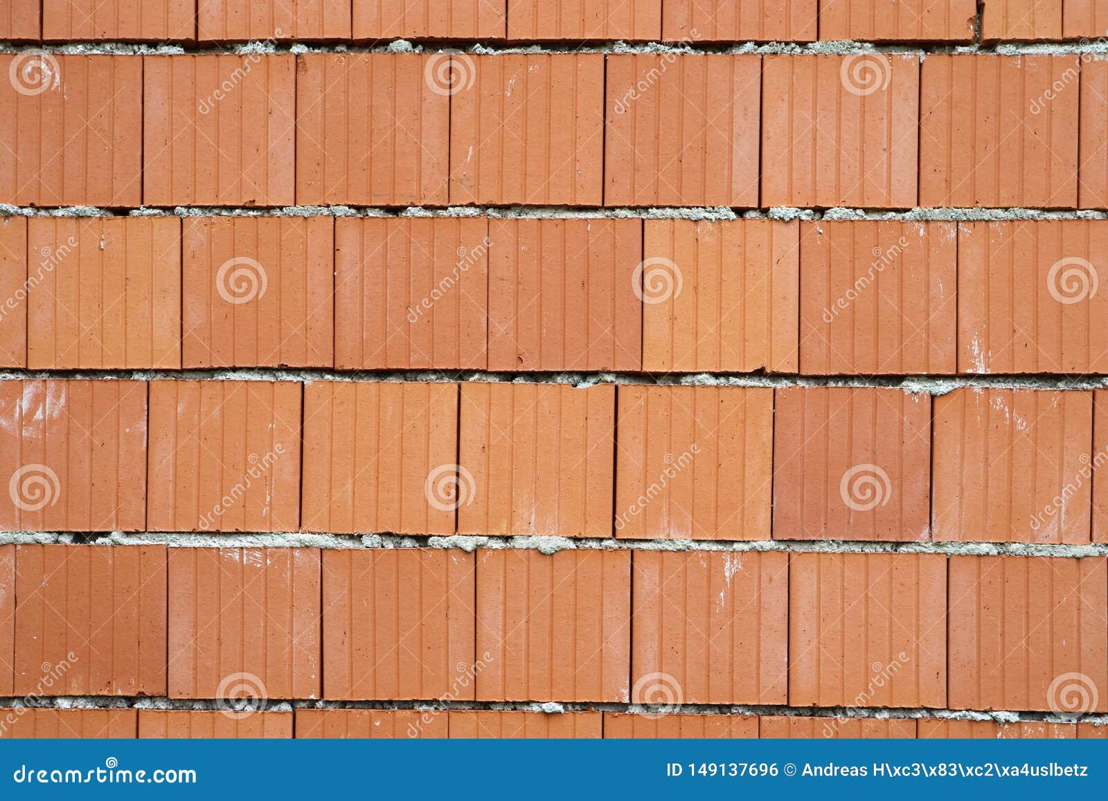 Front View of Brick Wall, Background Close Up Stock Photo - Image of ...