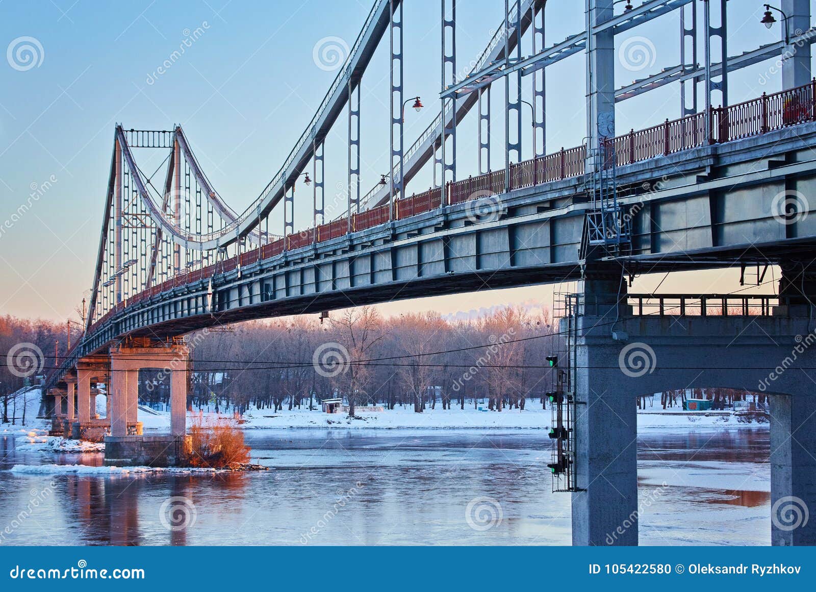 Front view of a bridge stock photo. Image of gray, abandoned - 105422580