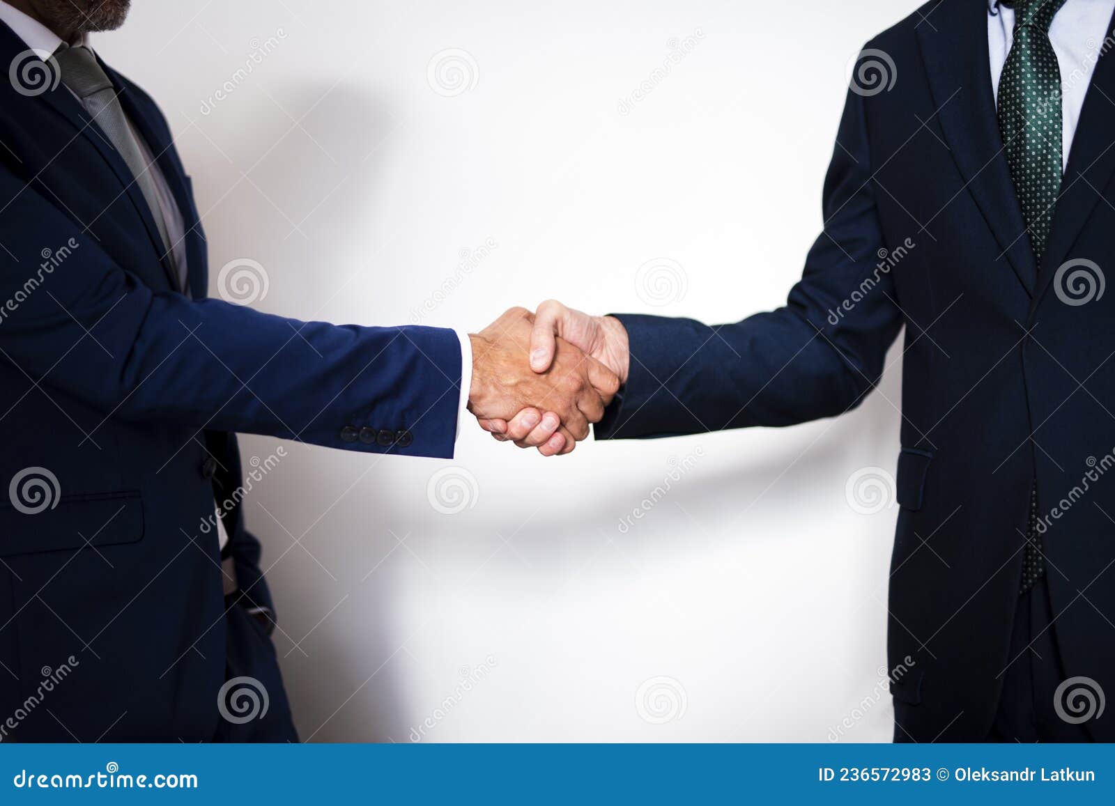 Front View Business Handshake Collaboration. High Quality Photo Stock ...