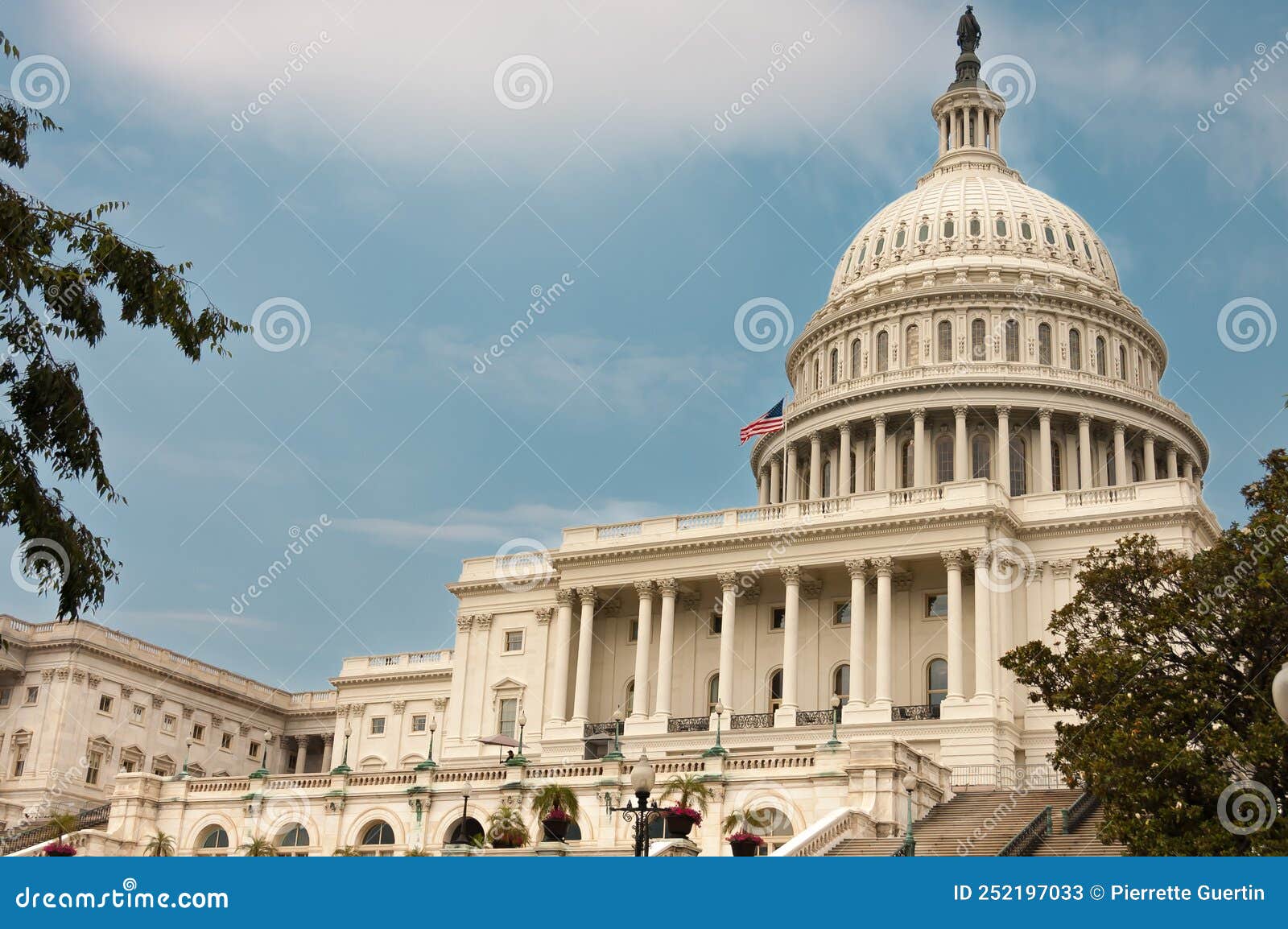 Front View of Capitol in Washington, DC, USA Editorial Stock Photo ...