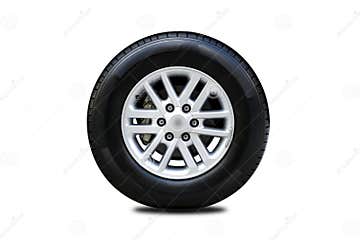 Front view of car tire stock image. Image of equipment - 31907785