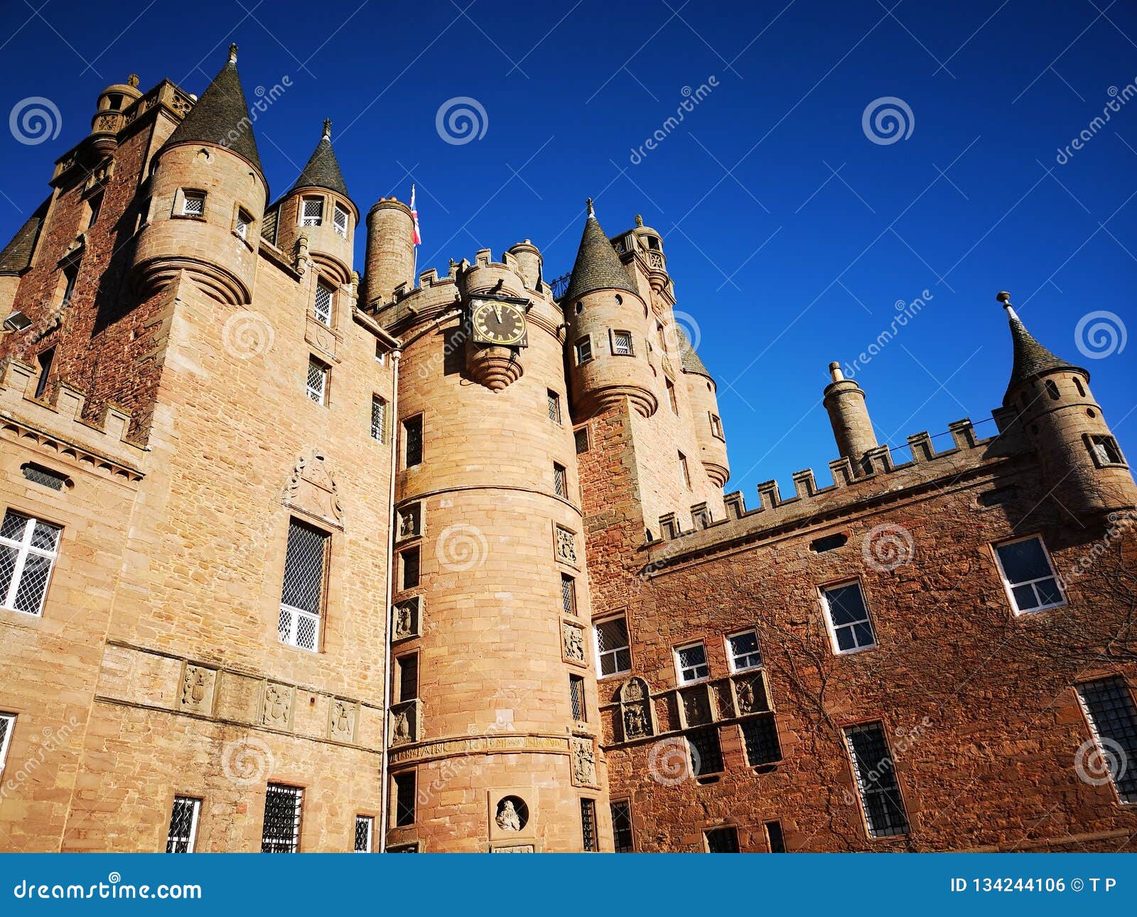 Castle stock photo. Image of view, bluesky, history - 134244106