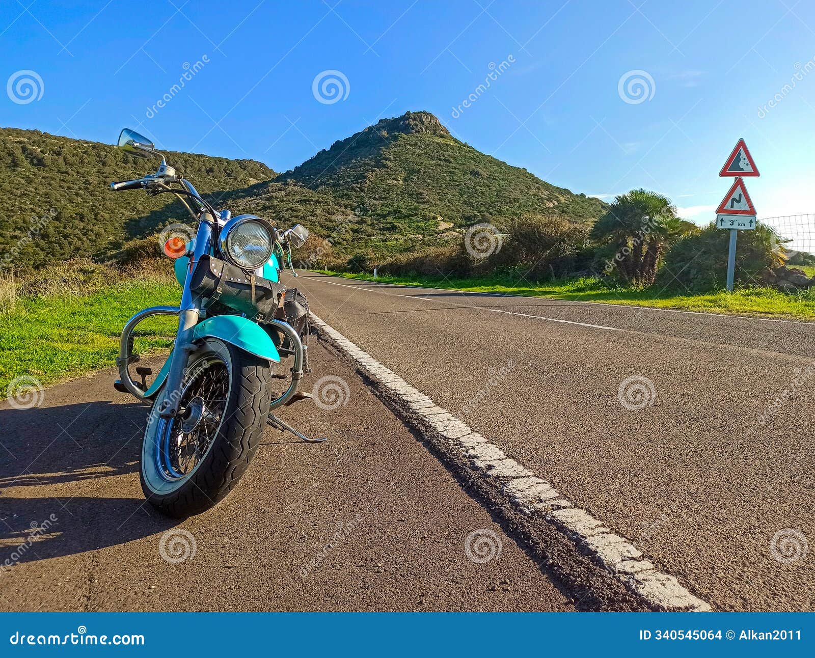 At The Edge Of The Road Is A Concrete Trough For Collecting Rainwater ...