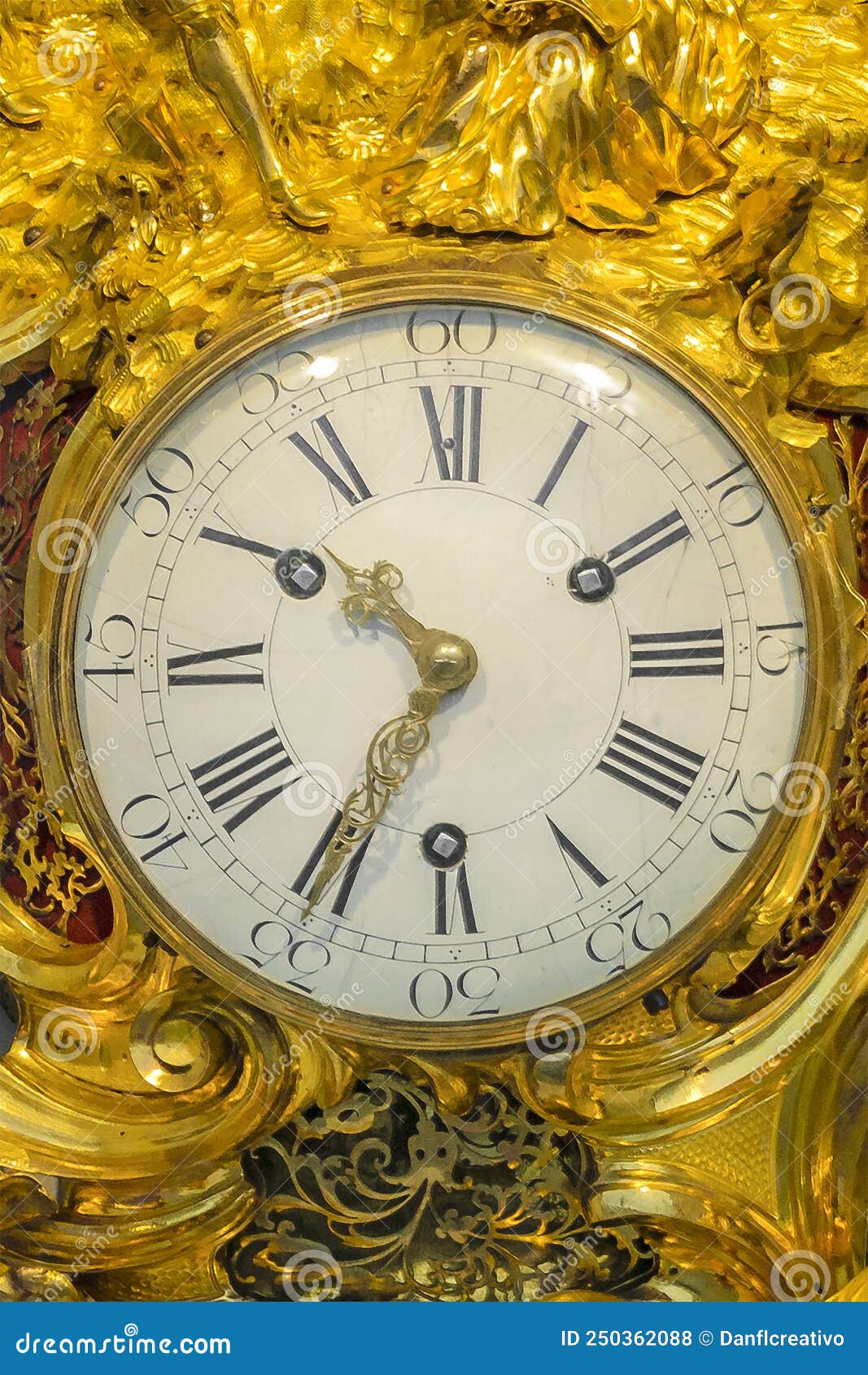 Rococo Clock Stock Image | CartoonDealer.com #13282387