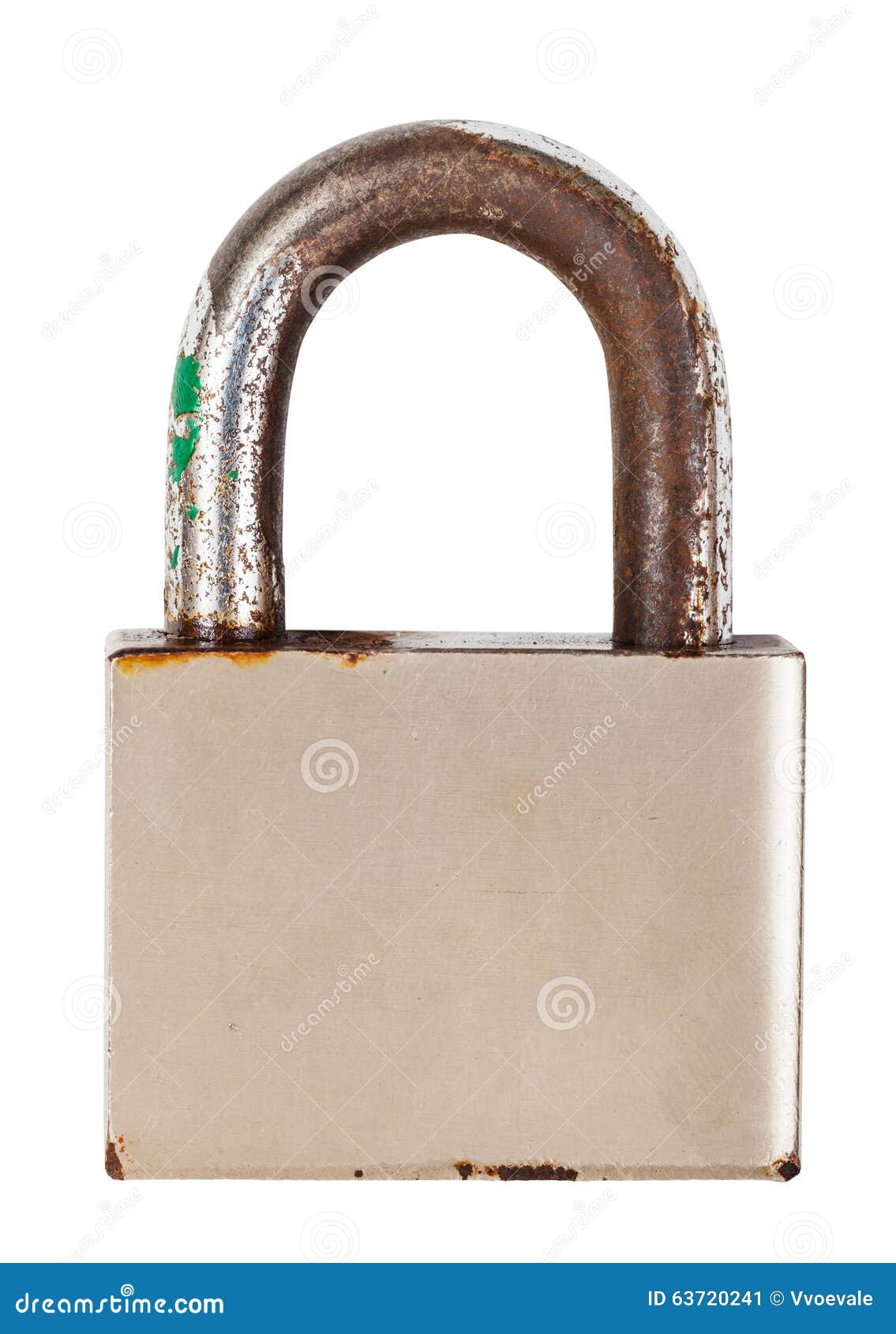 Top View Closed Steel Old Padlock Stock Photography | CartoonDealer.com ...