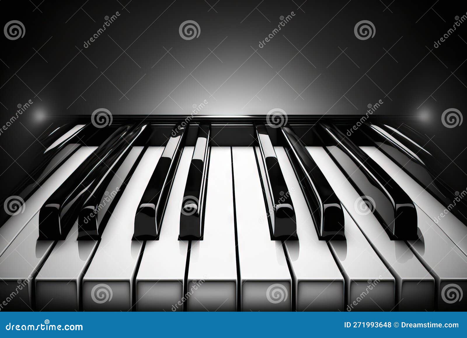 Front View, Copy Space, and Piano Keyboard Banner Stock Illustration ...