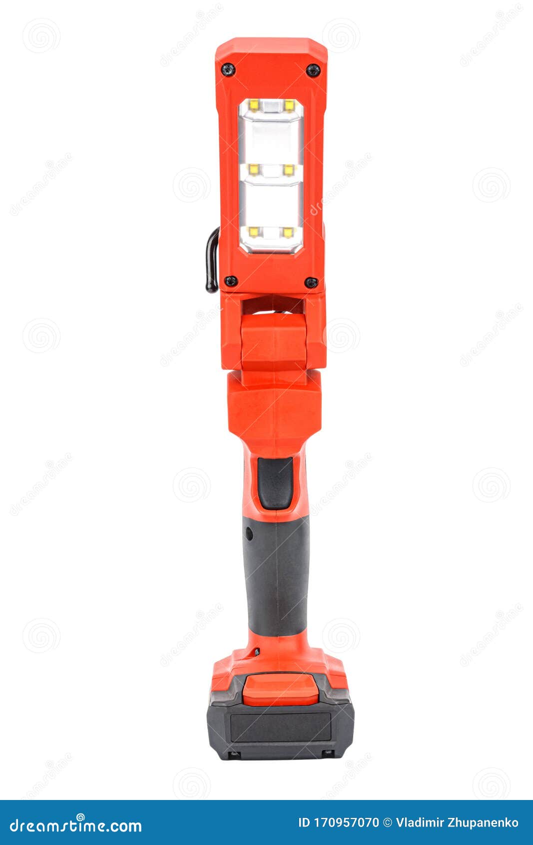 Front View of Cordless 12V LED Task Light with Flexible Head and ...