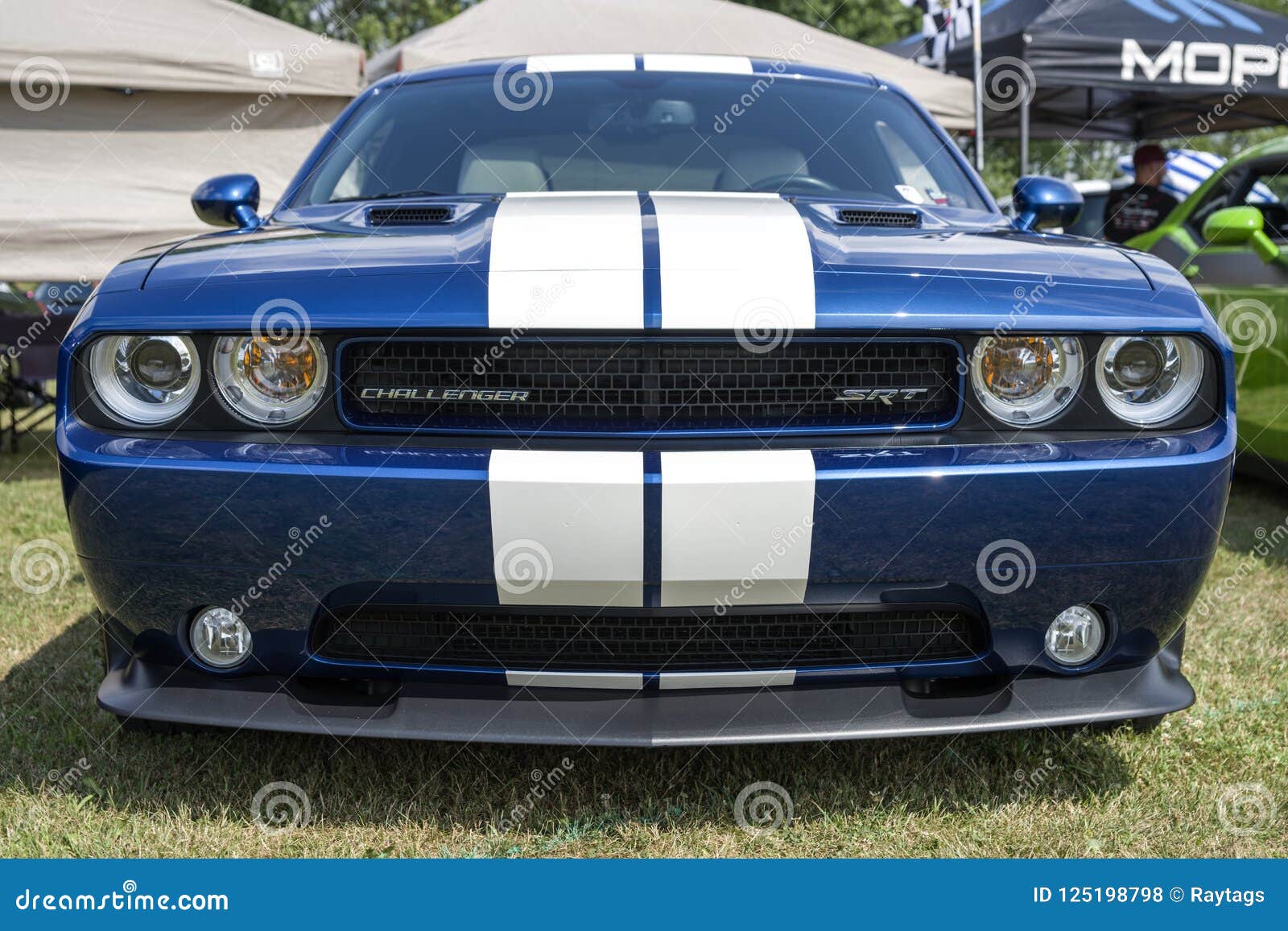 Dodge challenger front end editorial stock photo. Image of poster ...