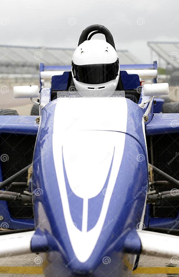 Front View of a Driver in Racing Car. Conceptual Image Shot Editorial ...