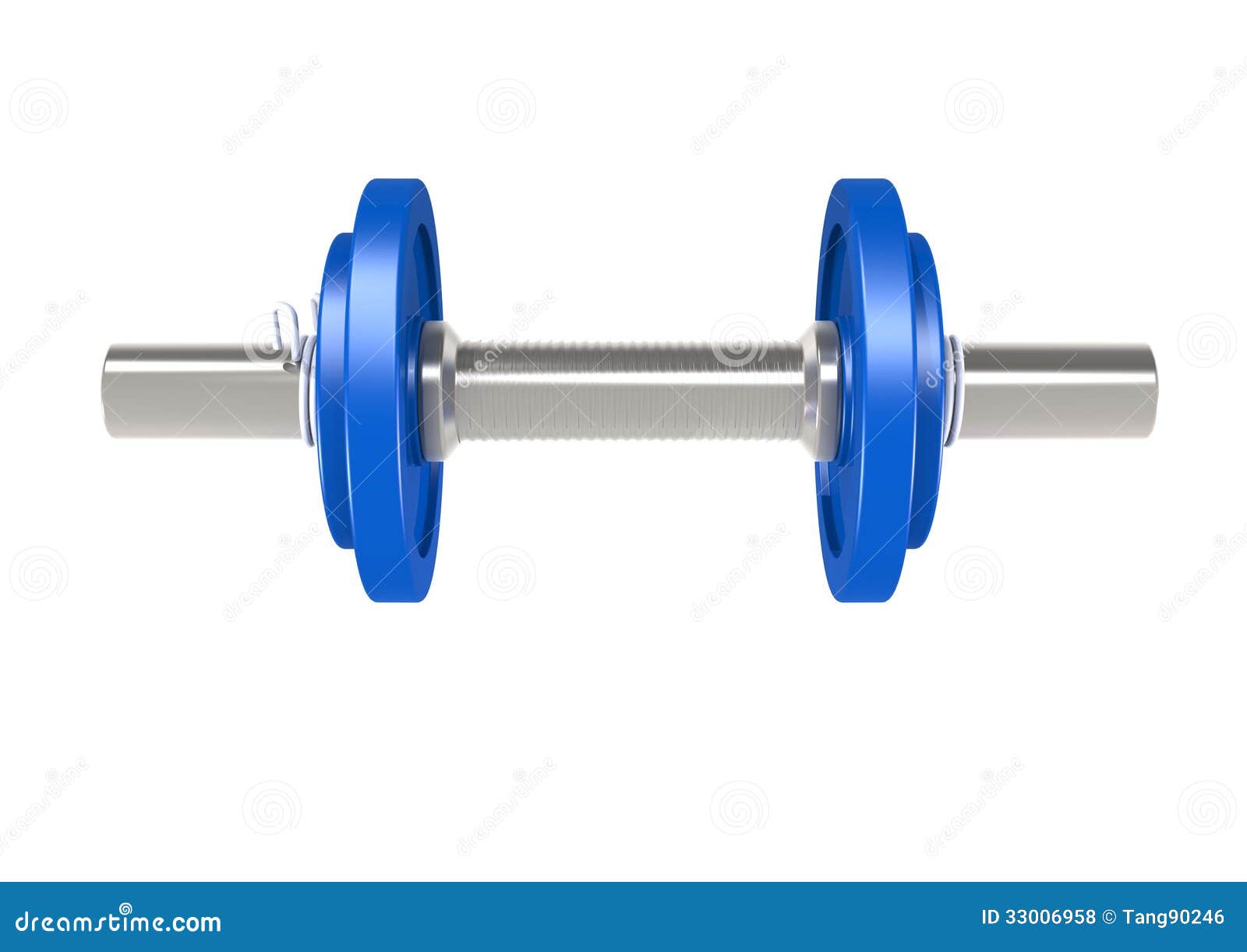 Front view dumbbell stock illustration. Illustration of metal - 33006958