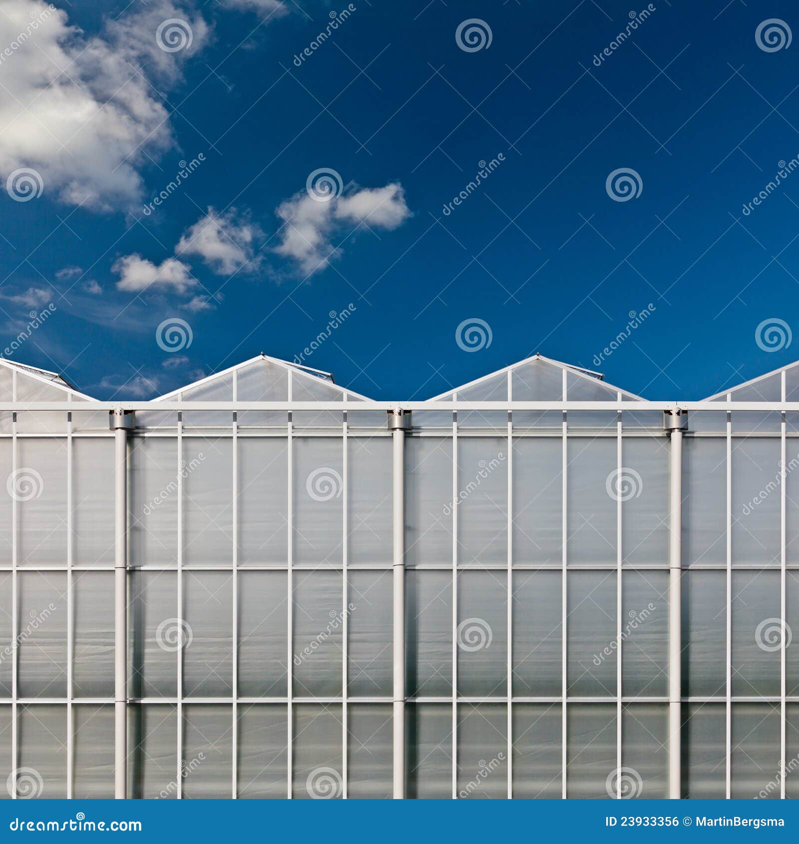 Front View of a Dutch Glass Greenhouse Stock Photo - Image of culture ...