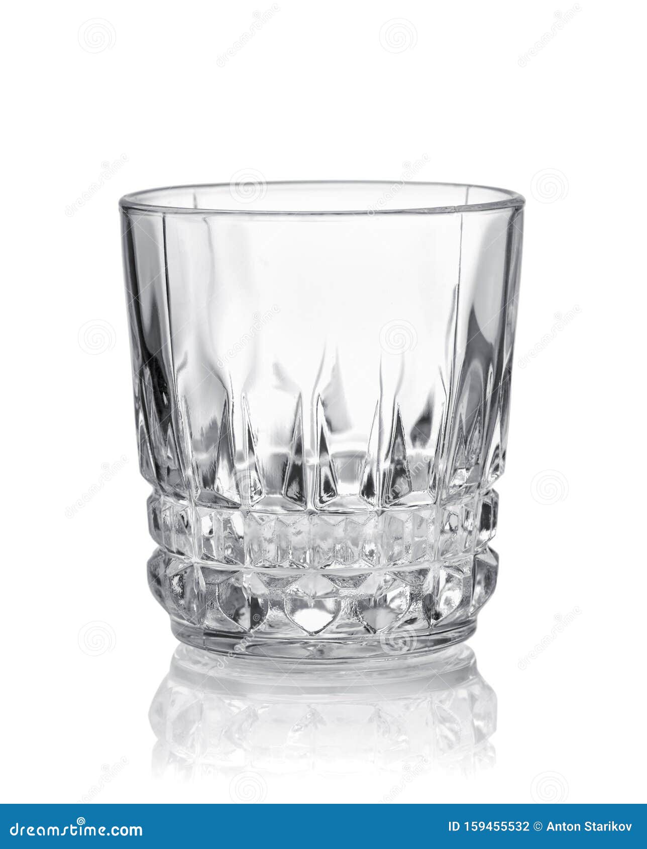 Empty Crystal Martini Glass Royalty-Free Stock Photography ...