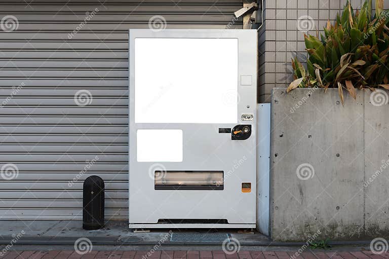 Vending Machines of Various Company Stock Image - Image of choosing ...