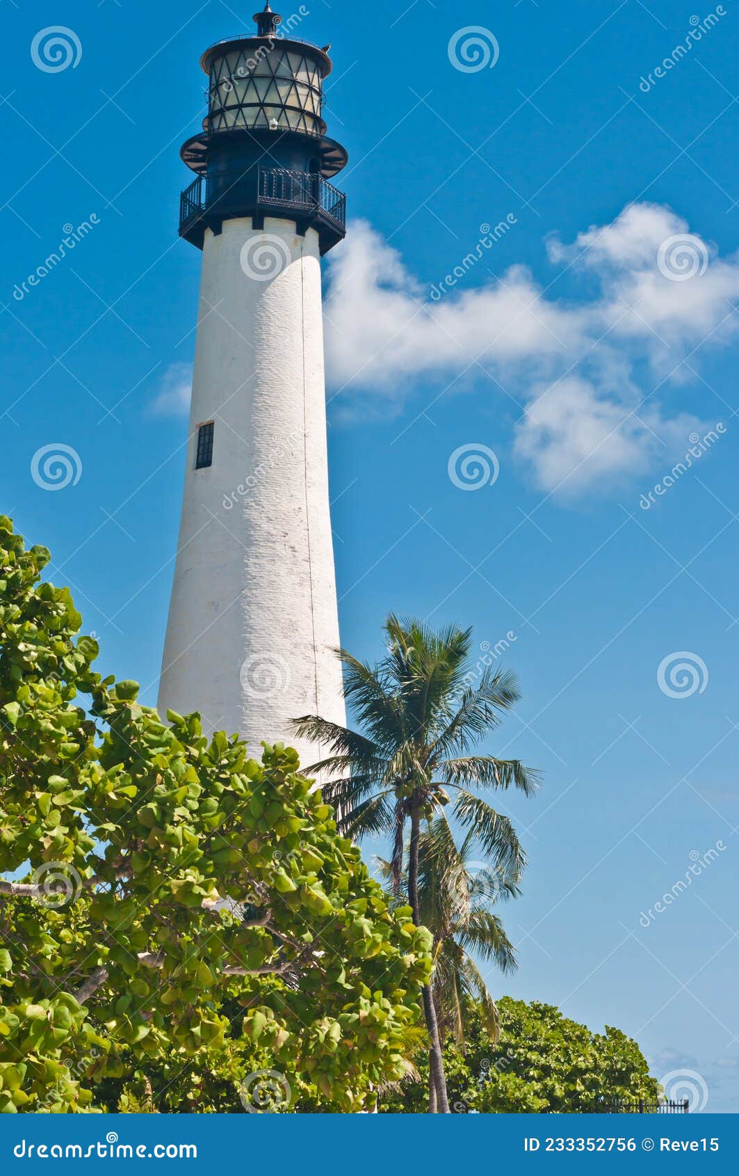 Functioning, Tropical Lighthouse with Three Windows, Metal Walk Around ...