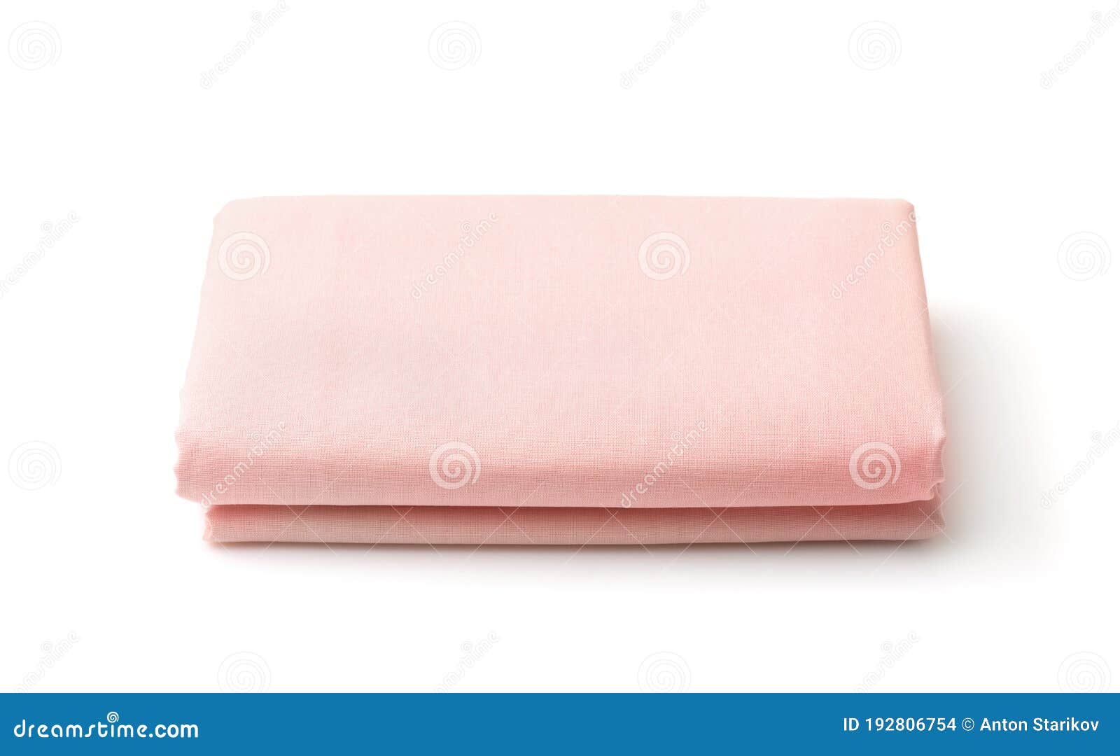 Front View of Folded Cotton Bedding Sheets Stock Photo - Image of flat ...