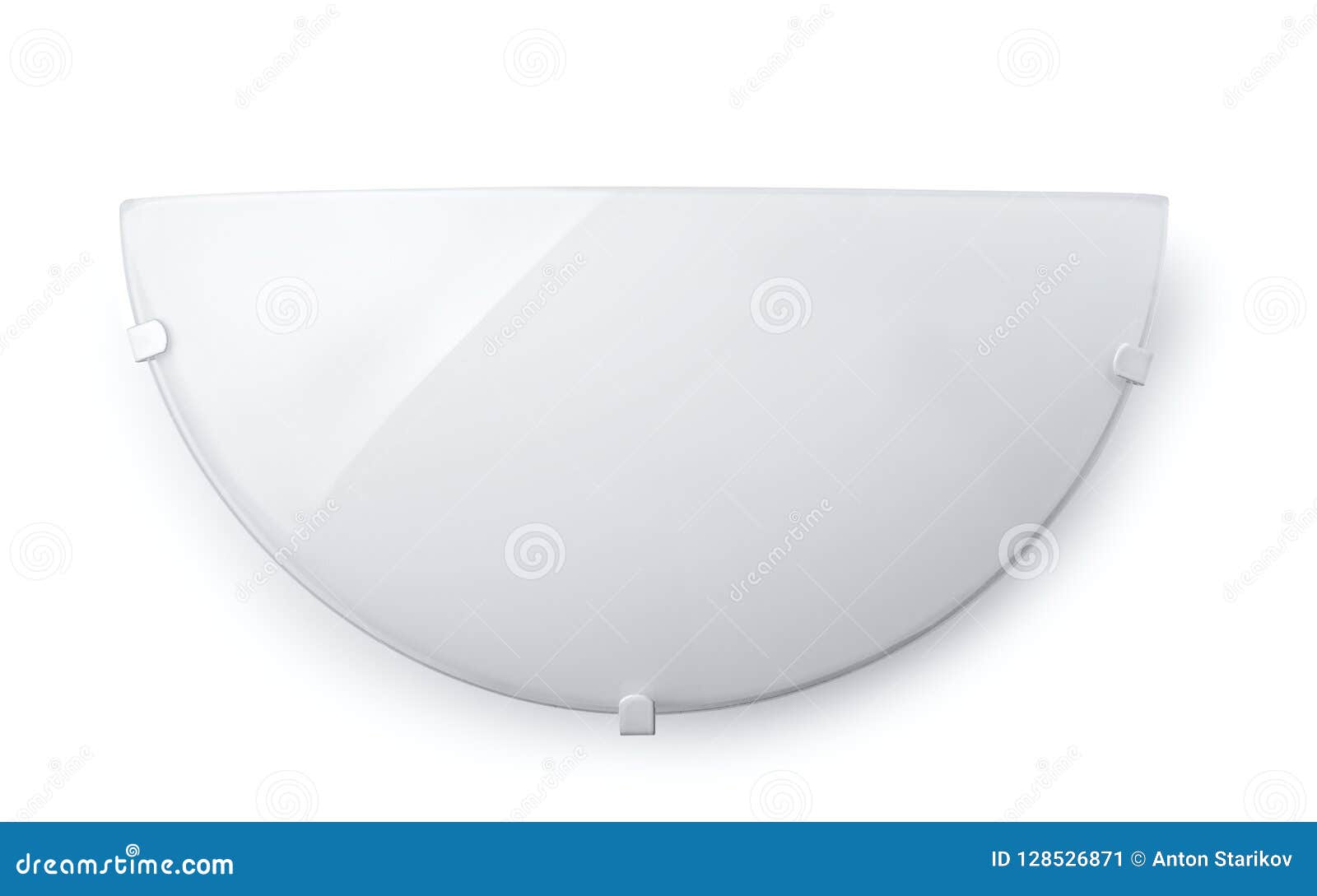 Front View of Glass Wall Lamp Stock Image - Image of ambient, indoor ...