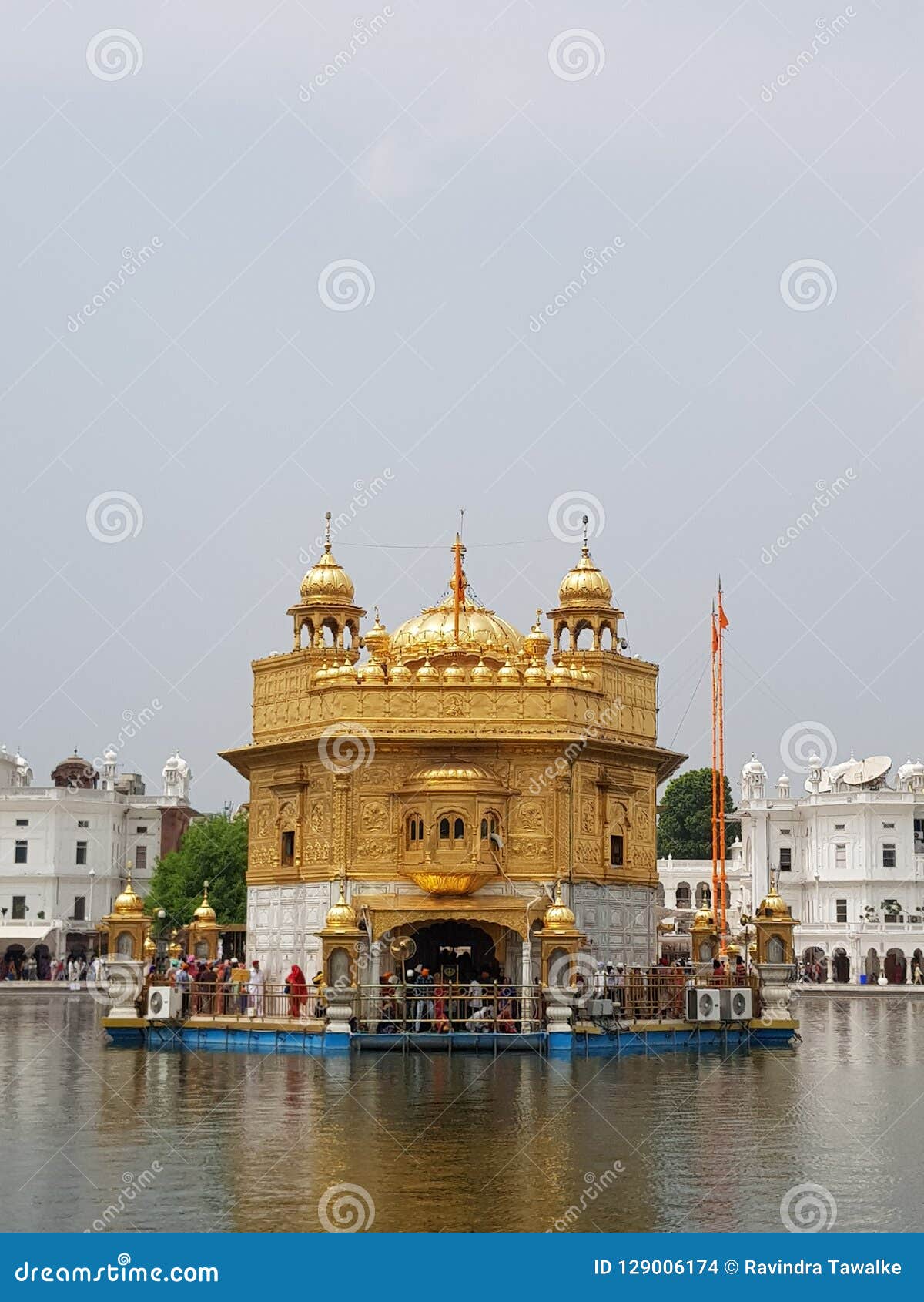Golden temple front stock photo. Image of golden, view - 129006174