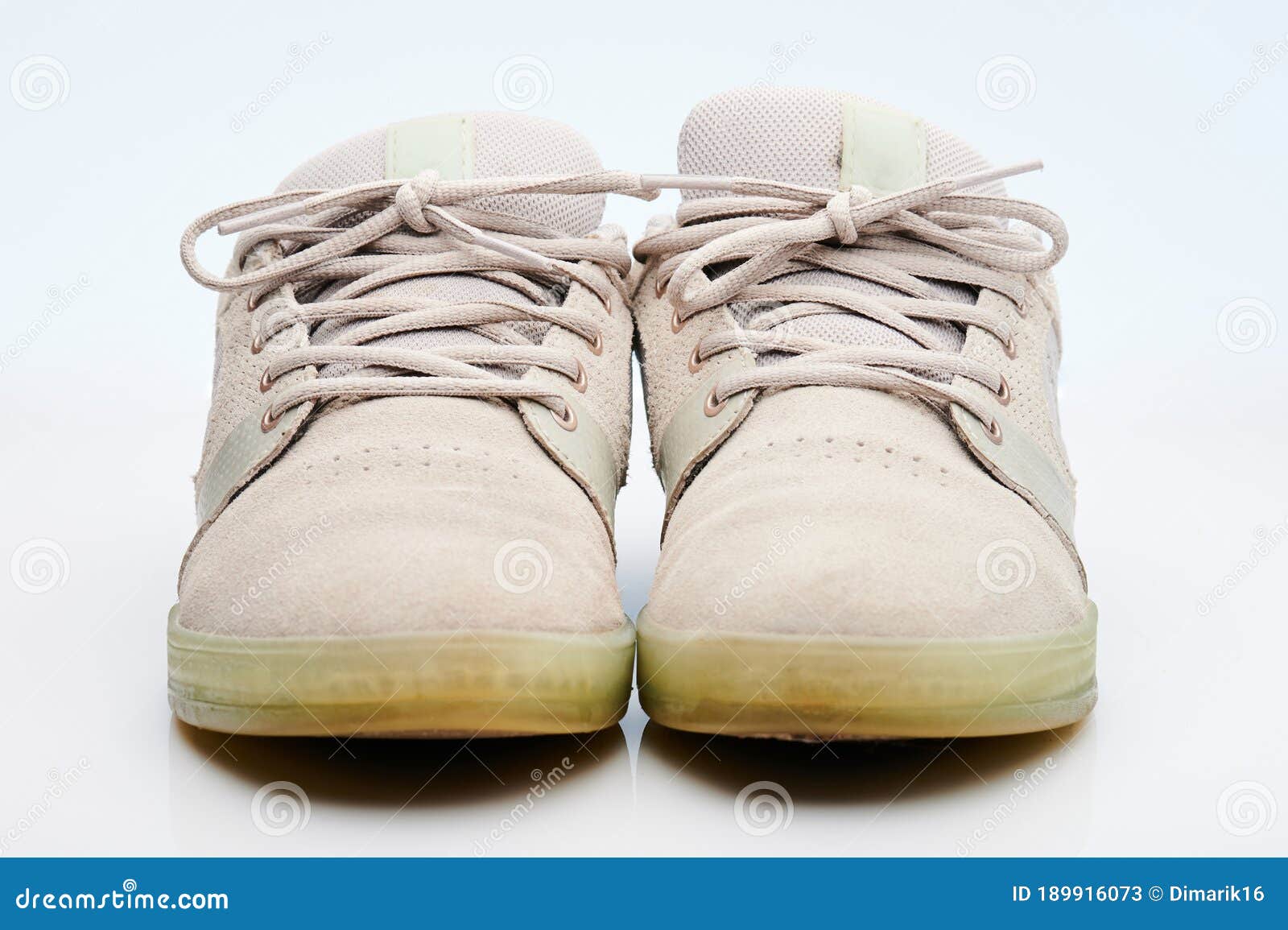 Front View of Grey Pair Shoes Stock Image - Image of casual, practice ...