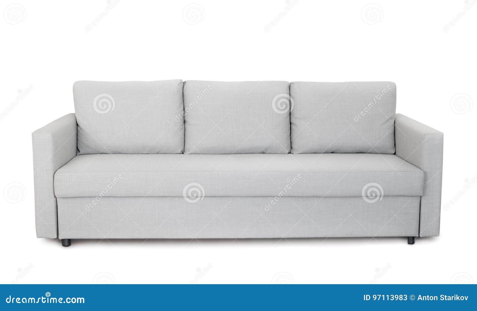 Front view of grey sofa stock image. Image of furniture - 97113983
