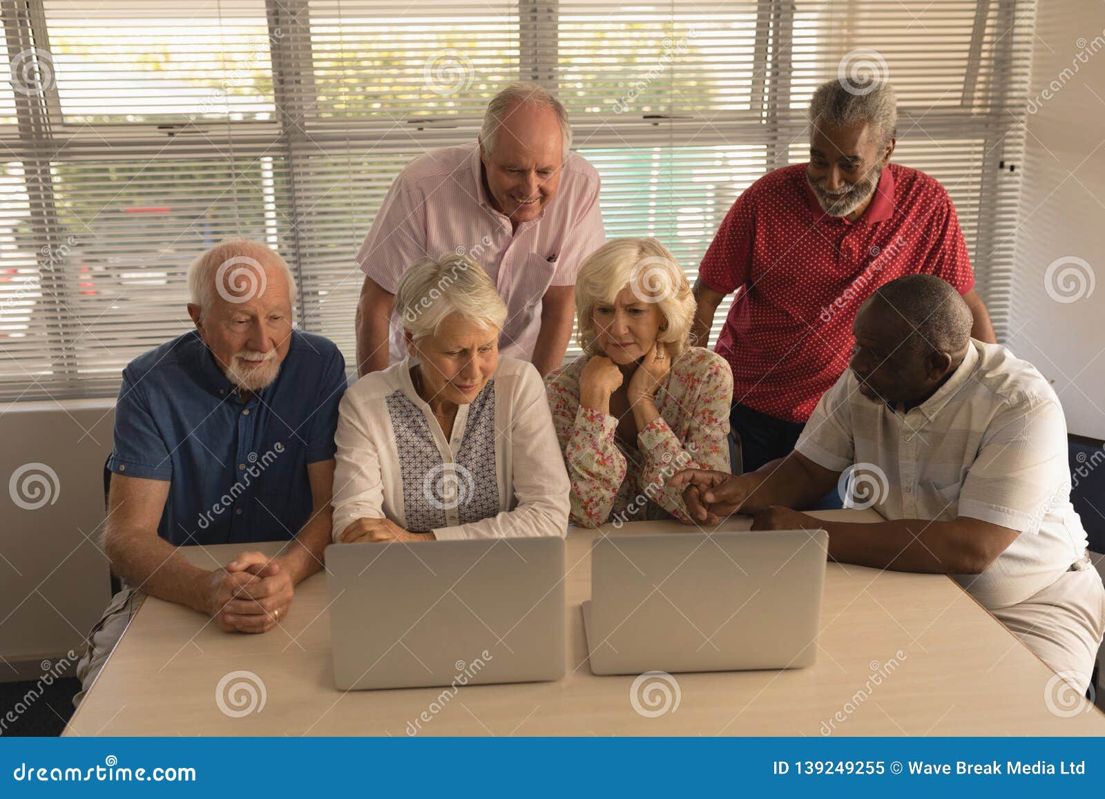 Group Of Concentrated People Sitting In A Circle. Royalty-Free Stock ...
