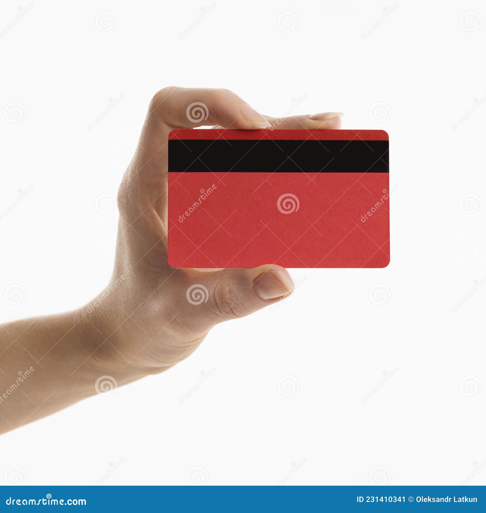 Front View Hand Holding Credit Card. High Quality Photo Stock Image ...