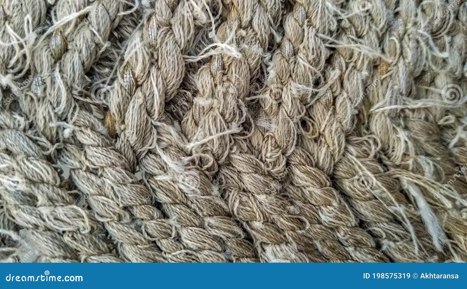 Cots jute or hemp stock image. Image of wood, flower - 198575319