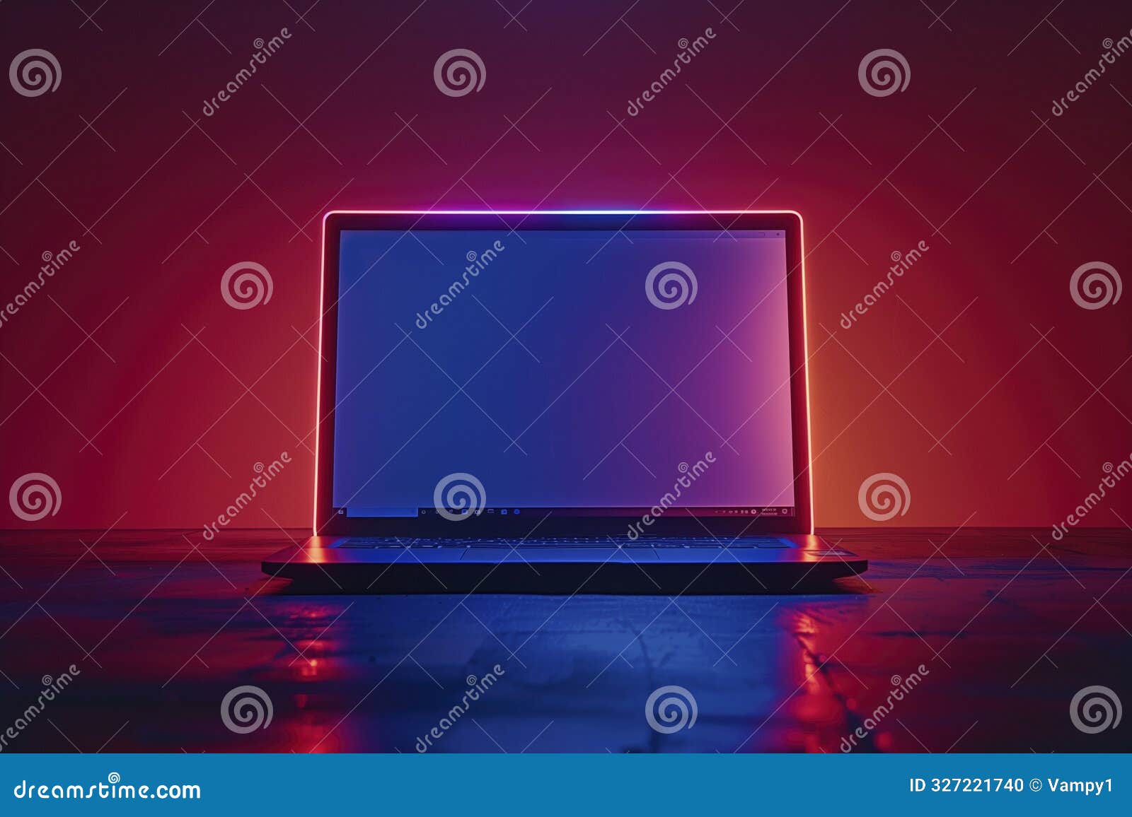 Front View of a Laptop, Hackers and Internet Connection. Bugs and ...