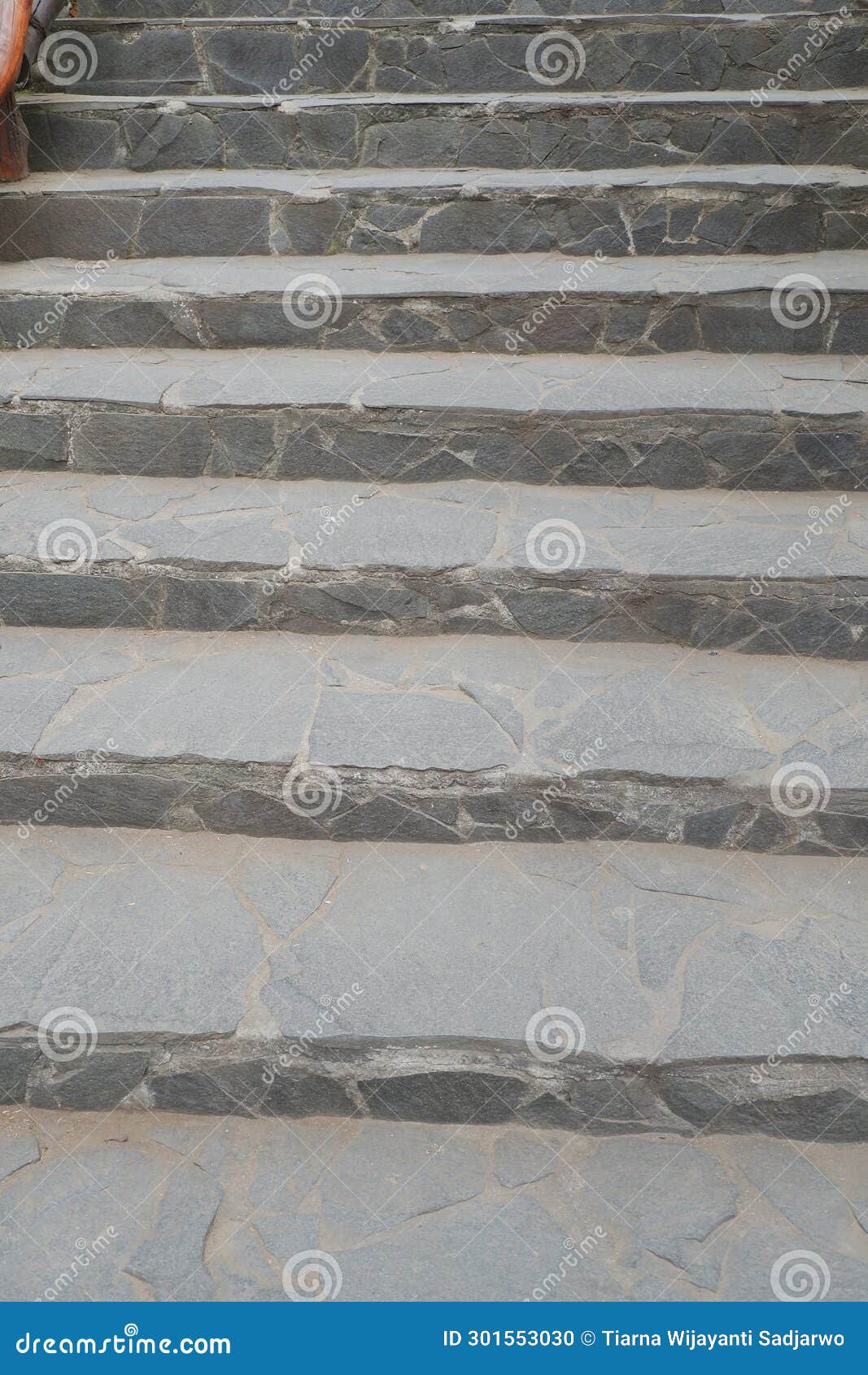 Front View Large Staircase with Stone Stock Photo - Image of ...