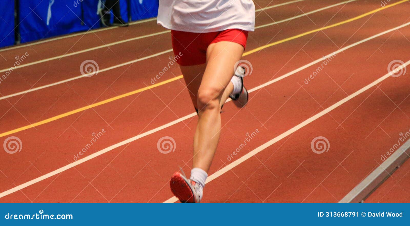 Legs of a Runner on an Indoor Track Stock Image - Image of school, girl ...