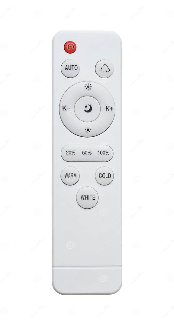 Front View of Lighting Remote Control Stock Photo - Image of electrical ...