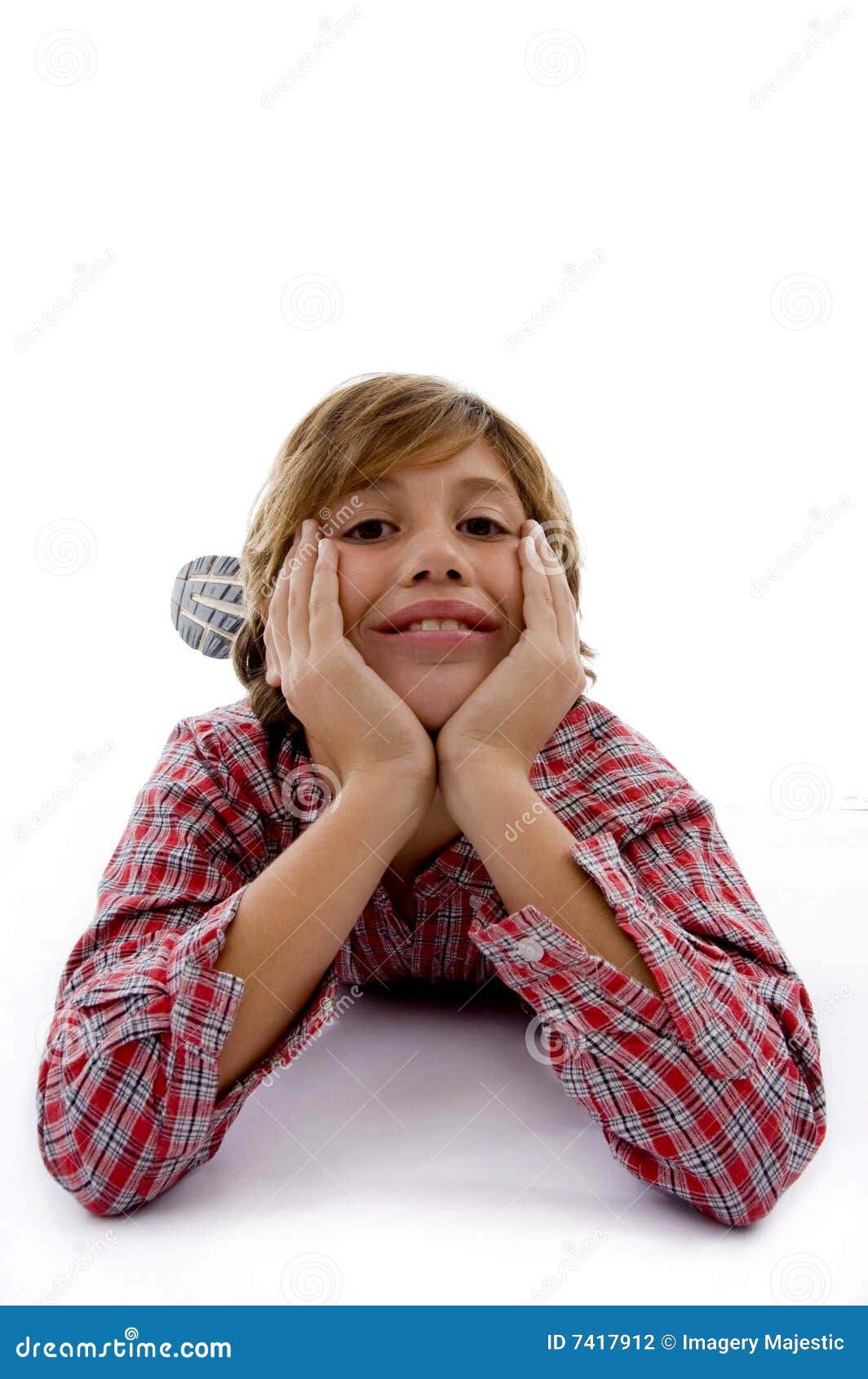 Front View of Little Child Looking at Camera Stock Photo - Image of ...